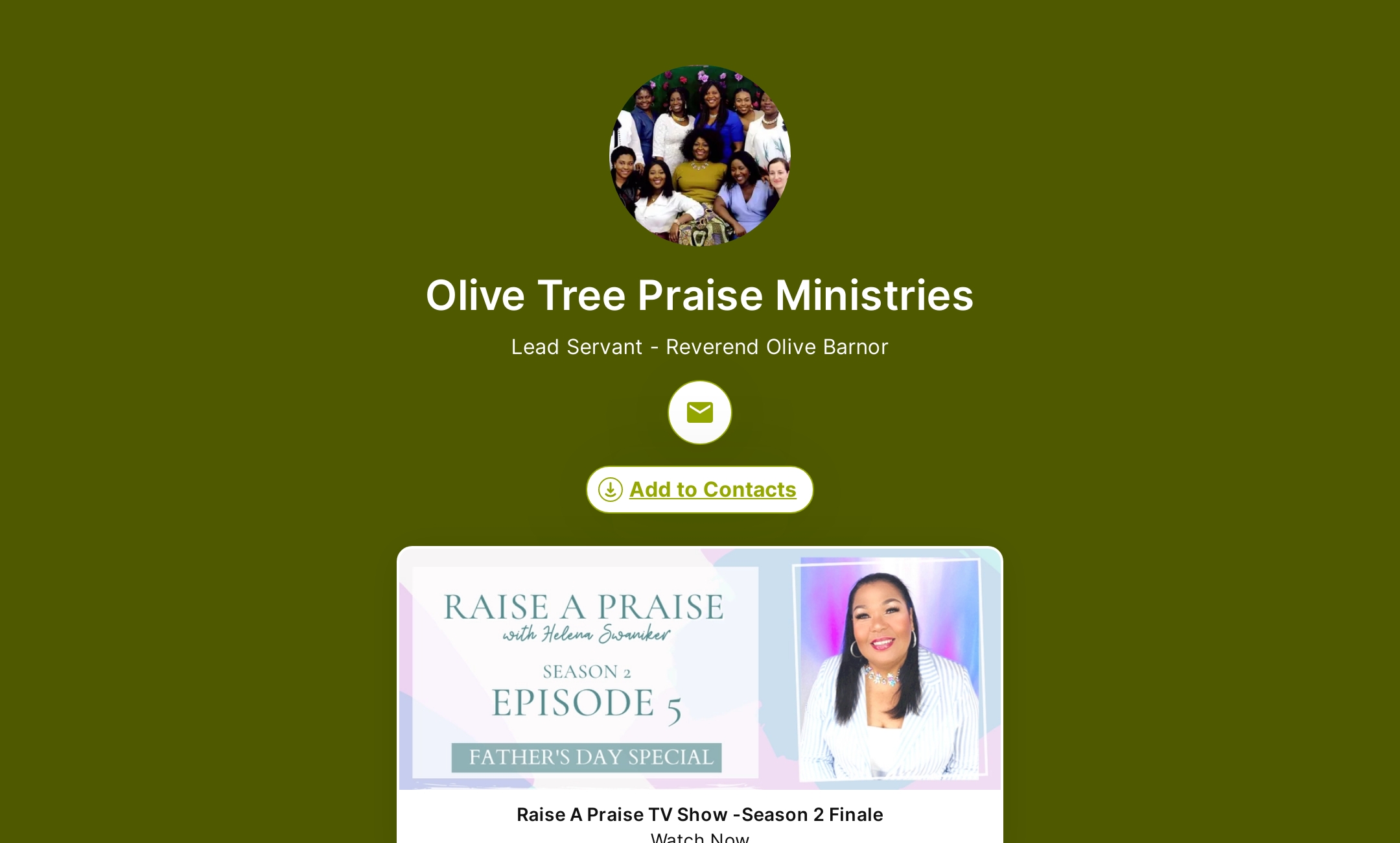 Olive Tree Praise Ministries' Flowpage