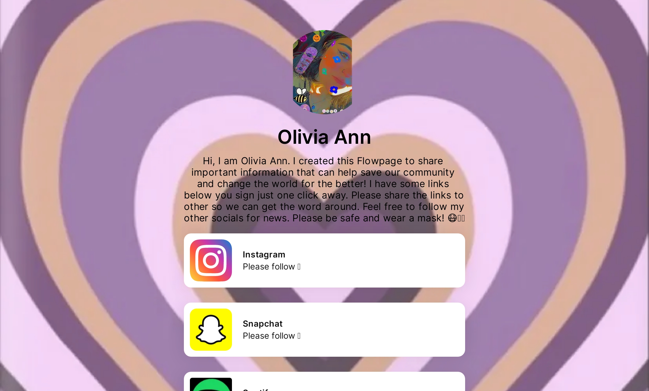 Olivia Ann's Flowpage