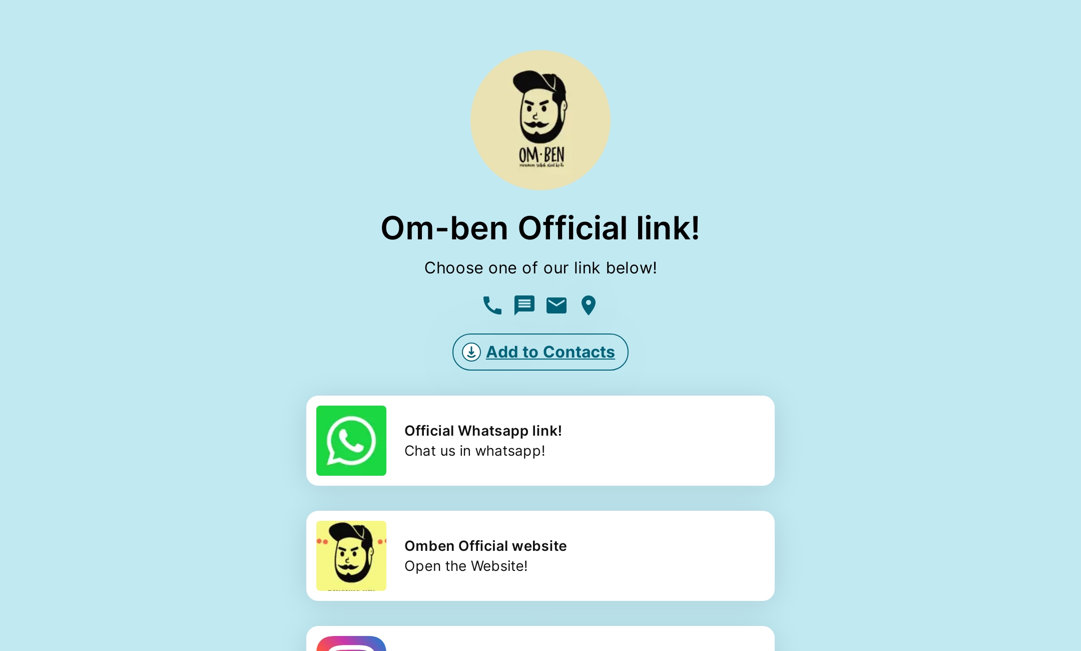 Om-ben Official link!'s Flowpage