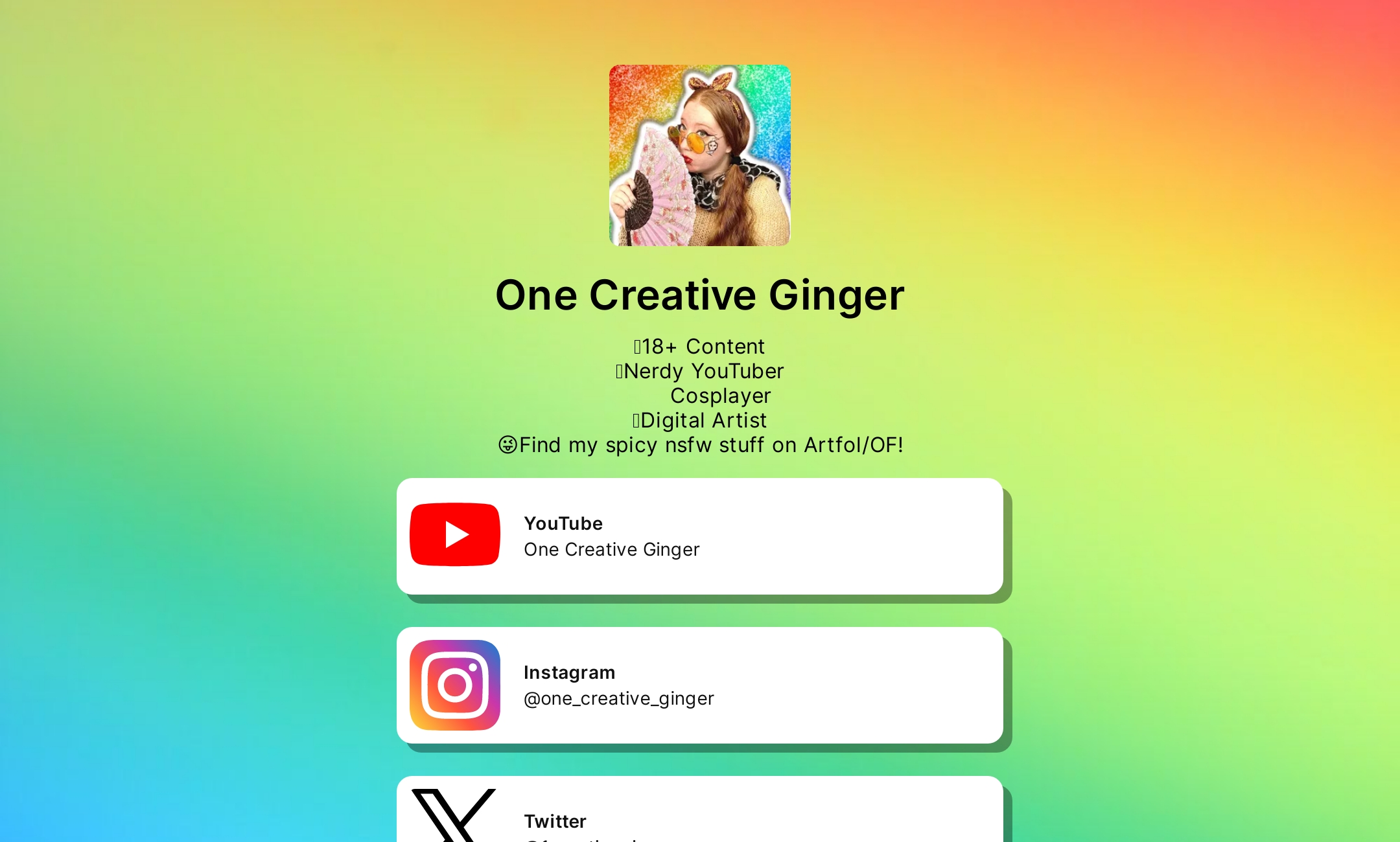 One Creative Ginger's Flowpage