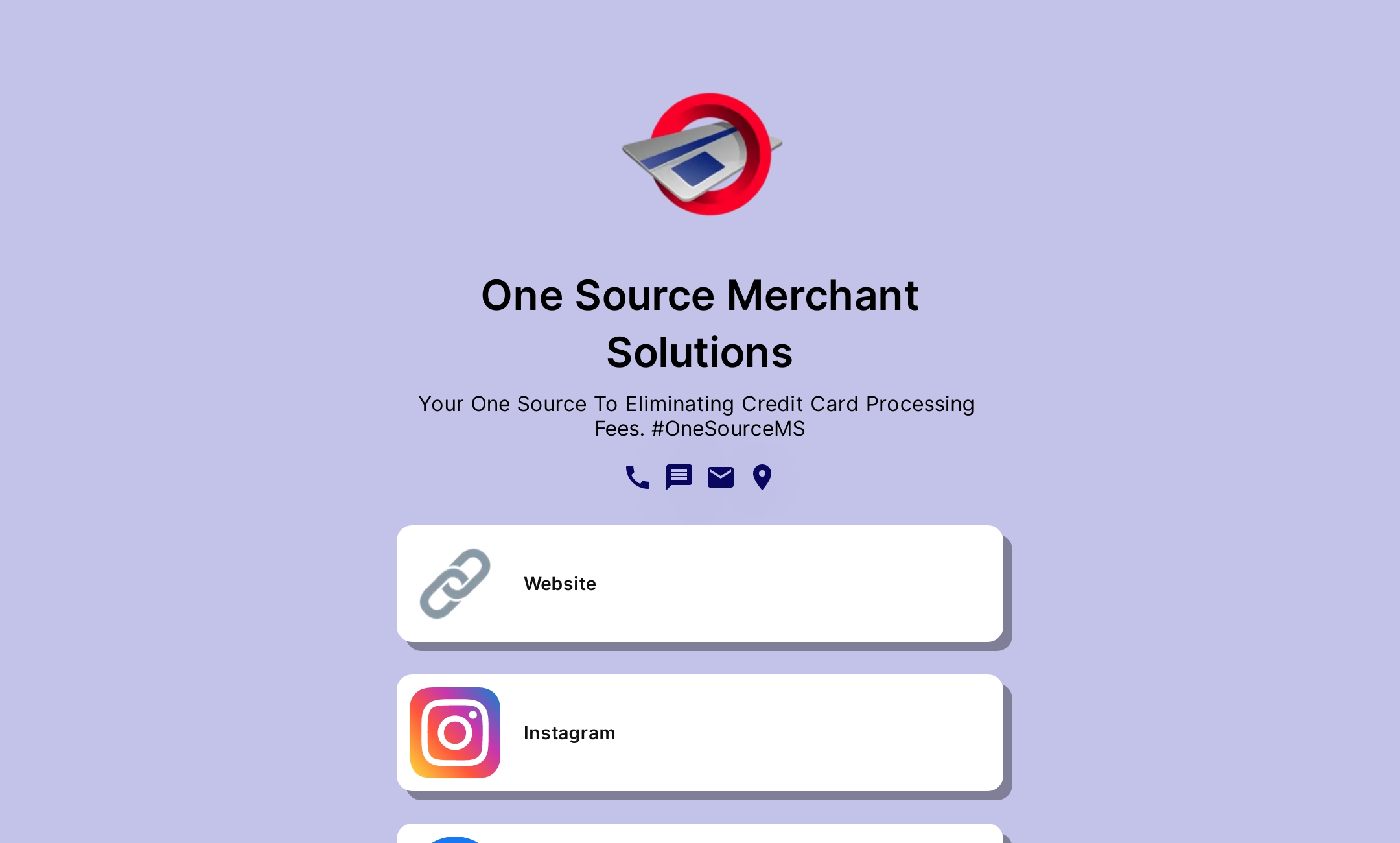 One Source Merchant Solutions' Flowpage