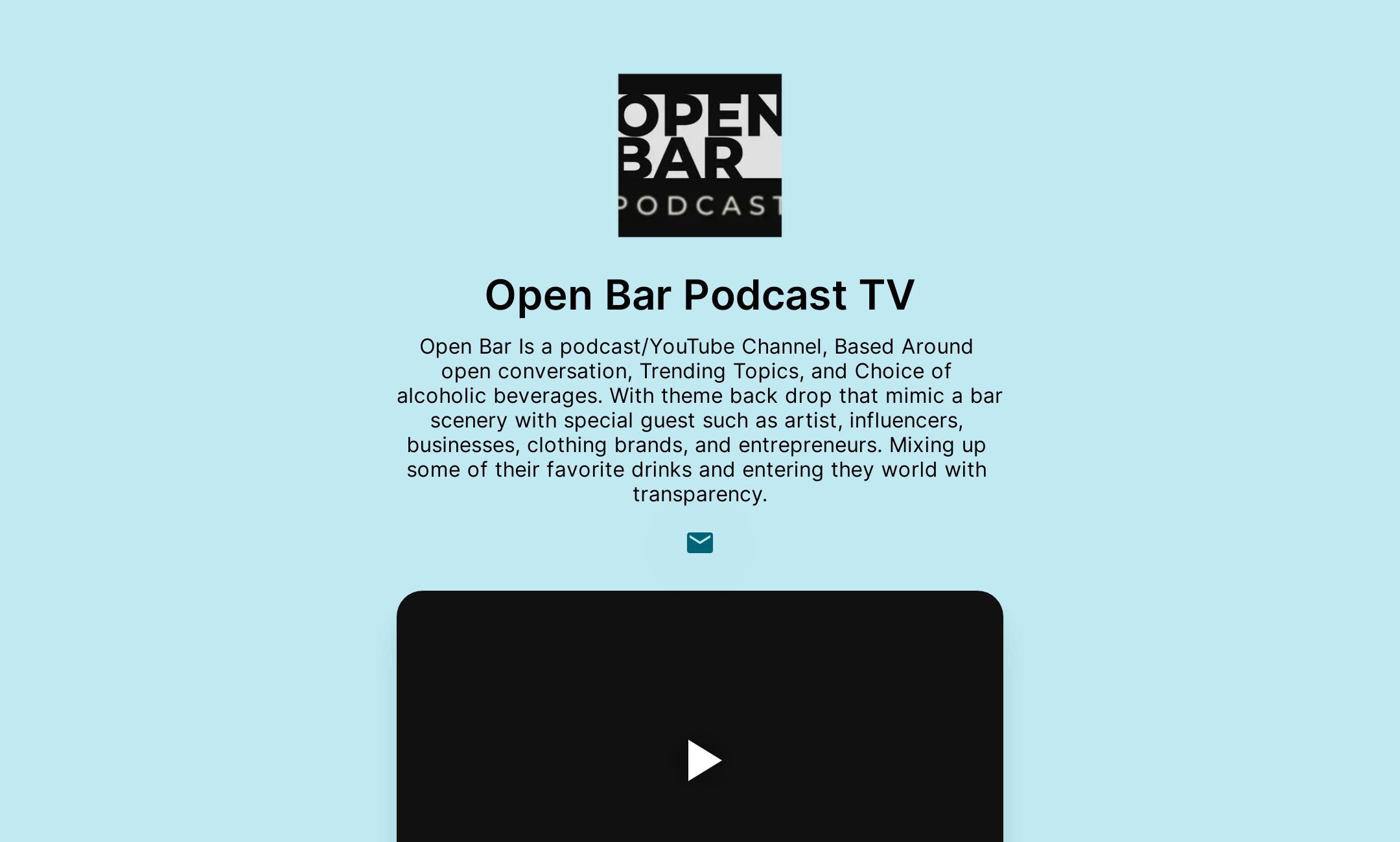 Open Bar Podcast TV's Flowpage