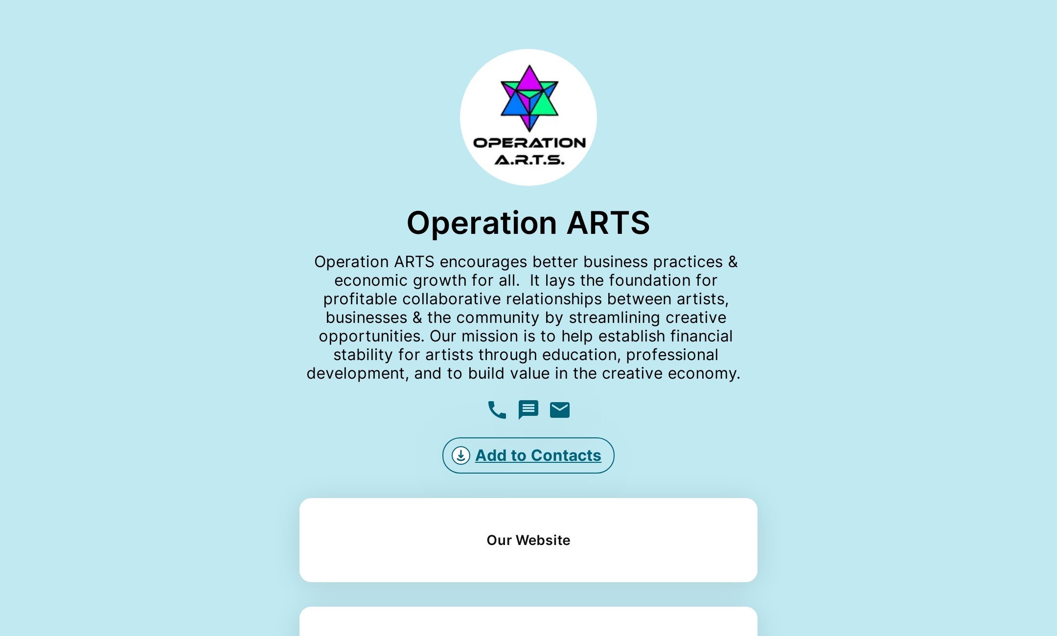 Operation ARTS 's Flowpage