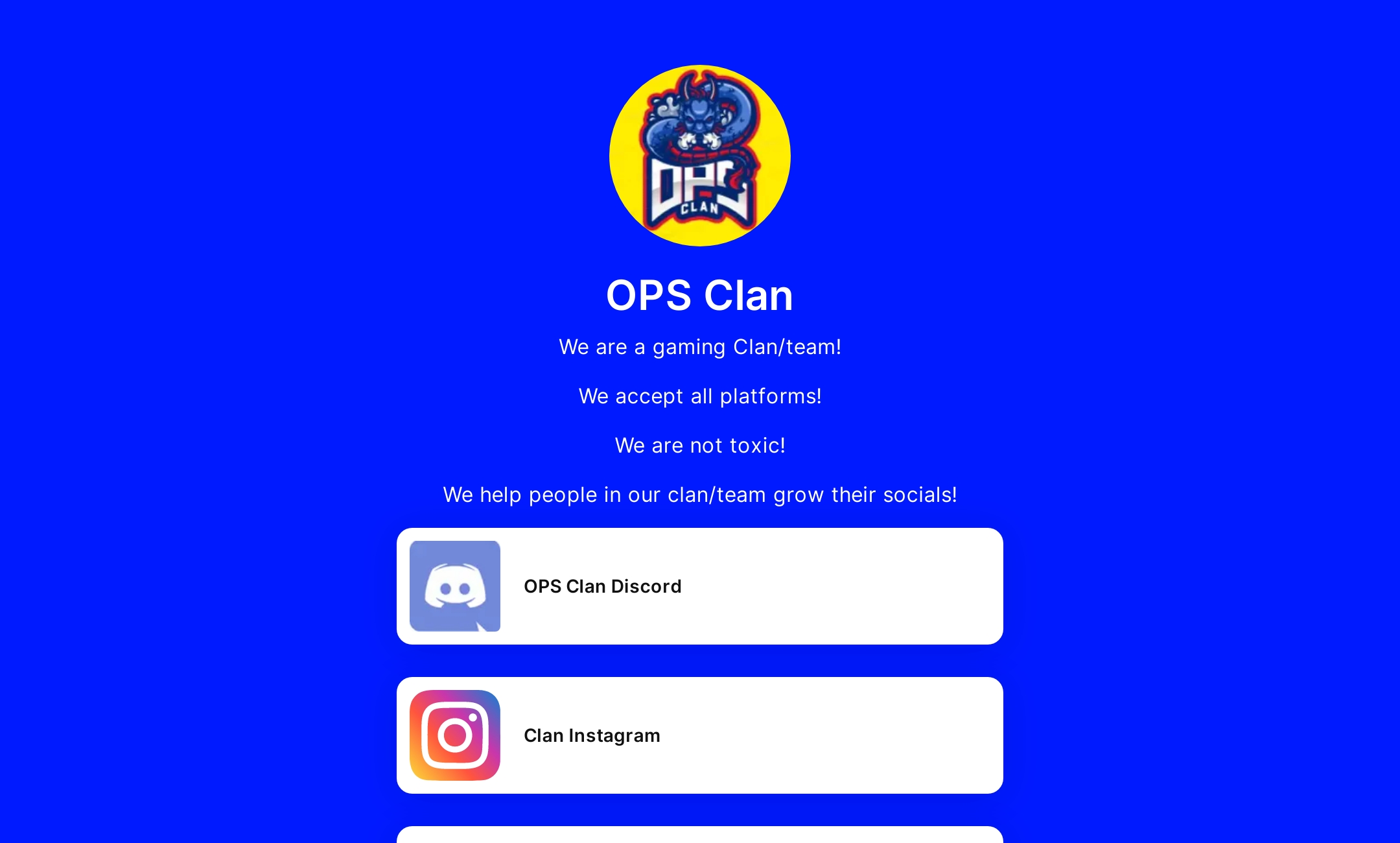OPS Clan's Flowpage