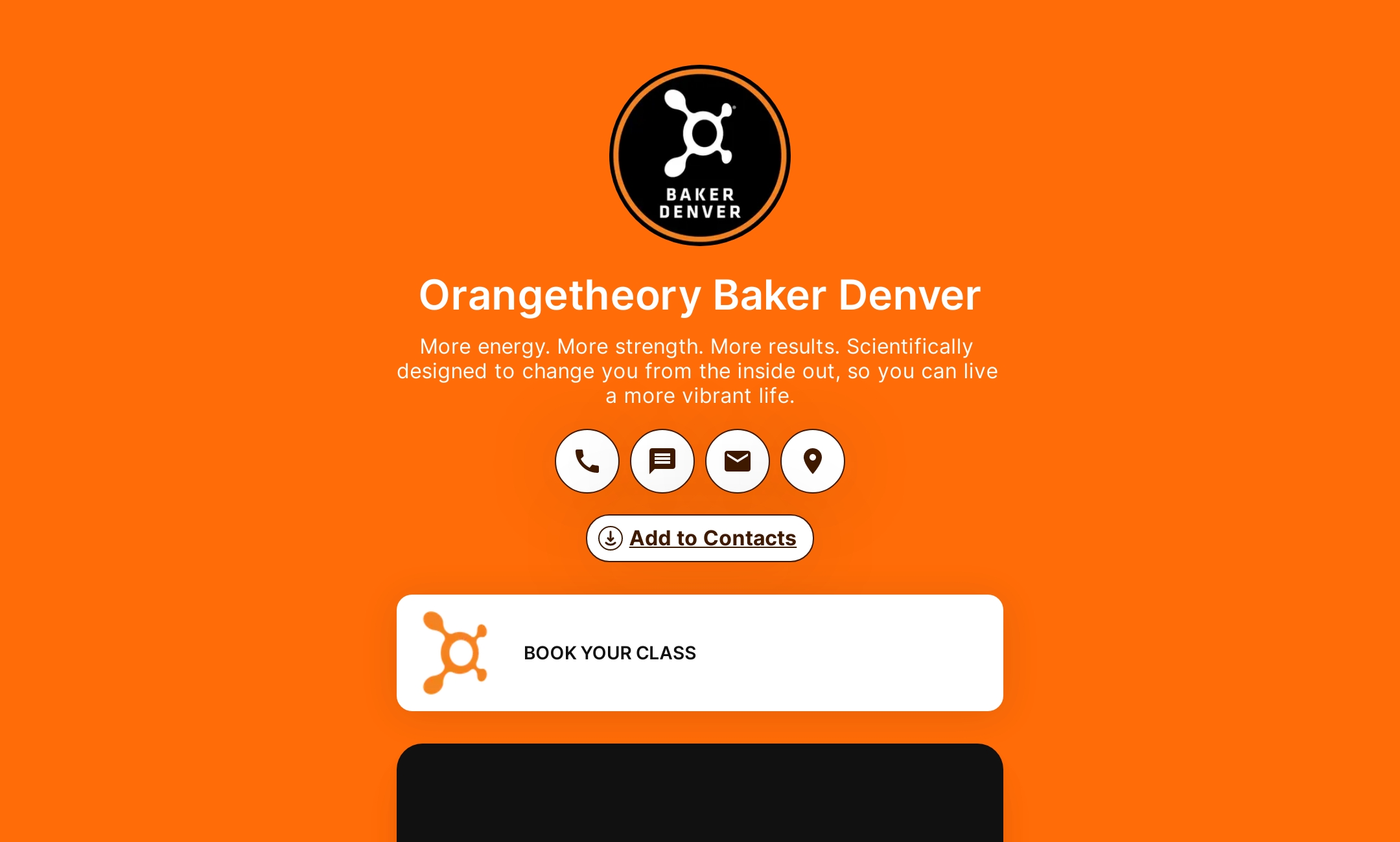 Orangetheory Baker Denver's Flowpage