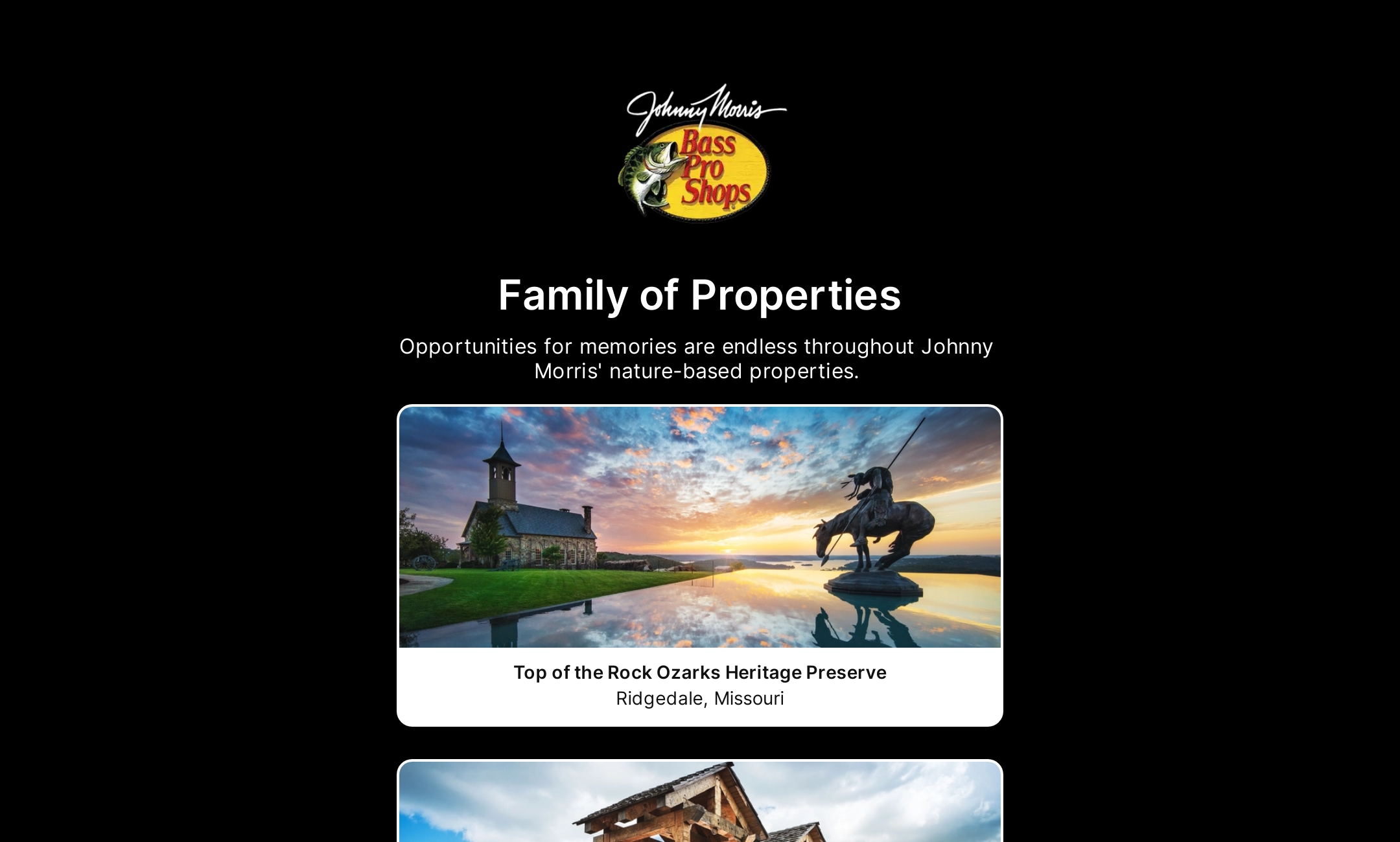Family of Properties' Flowpage