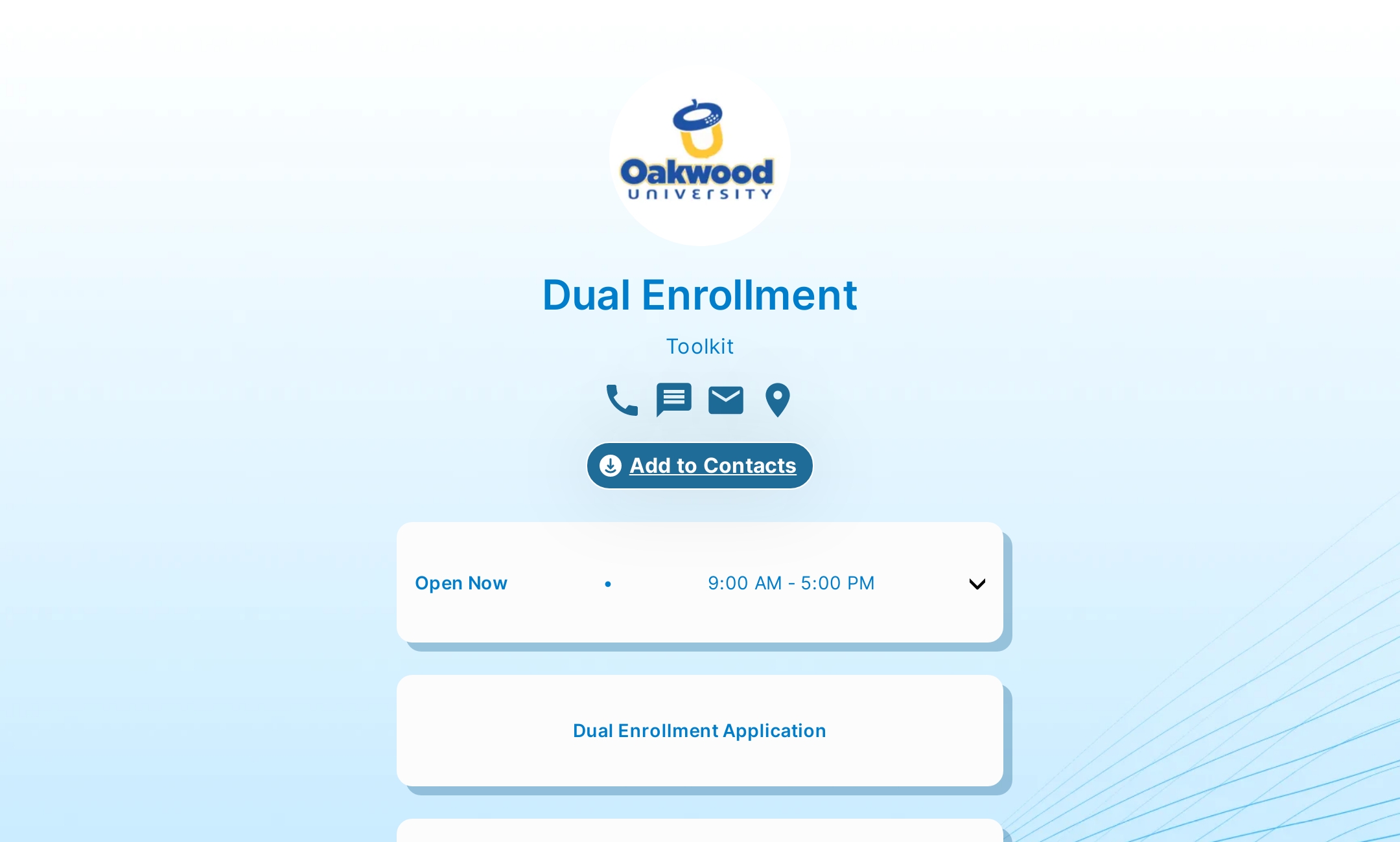 Dual Enrollment's Flowpage