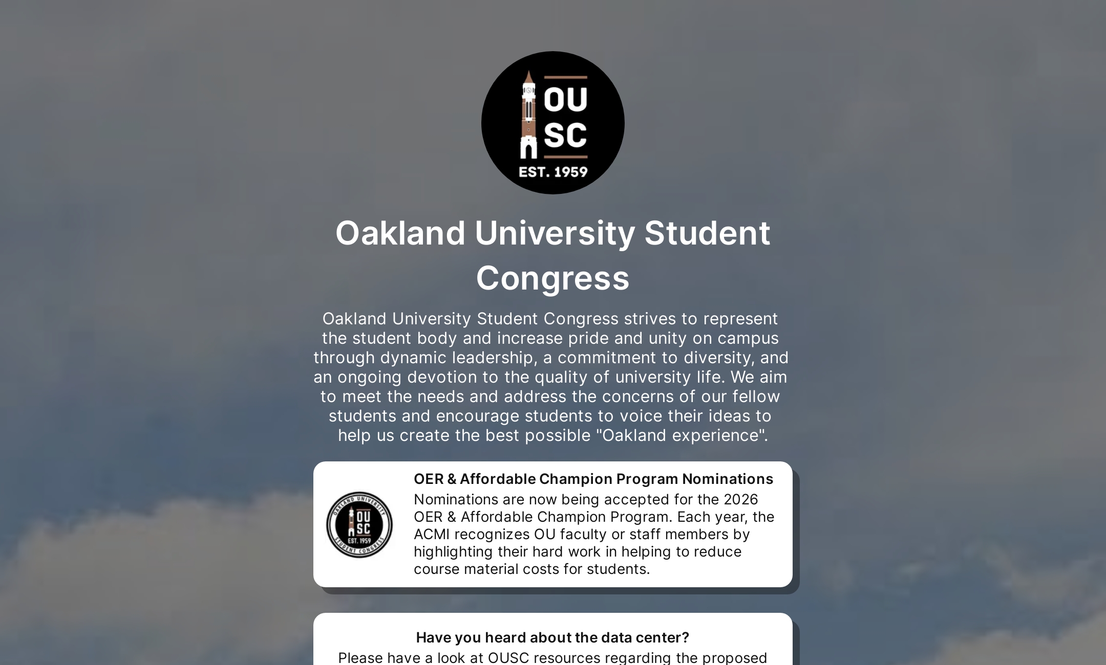 Oakland University Student Congress' Flowpage