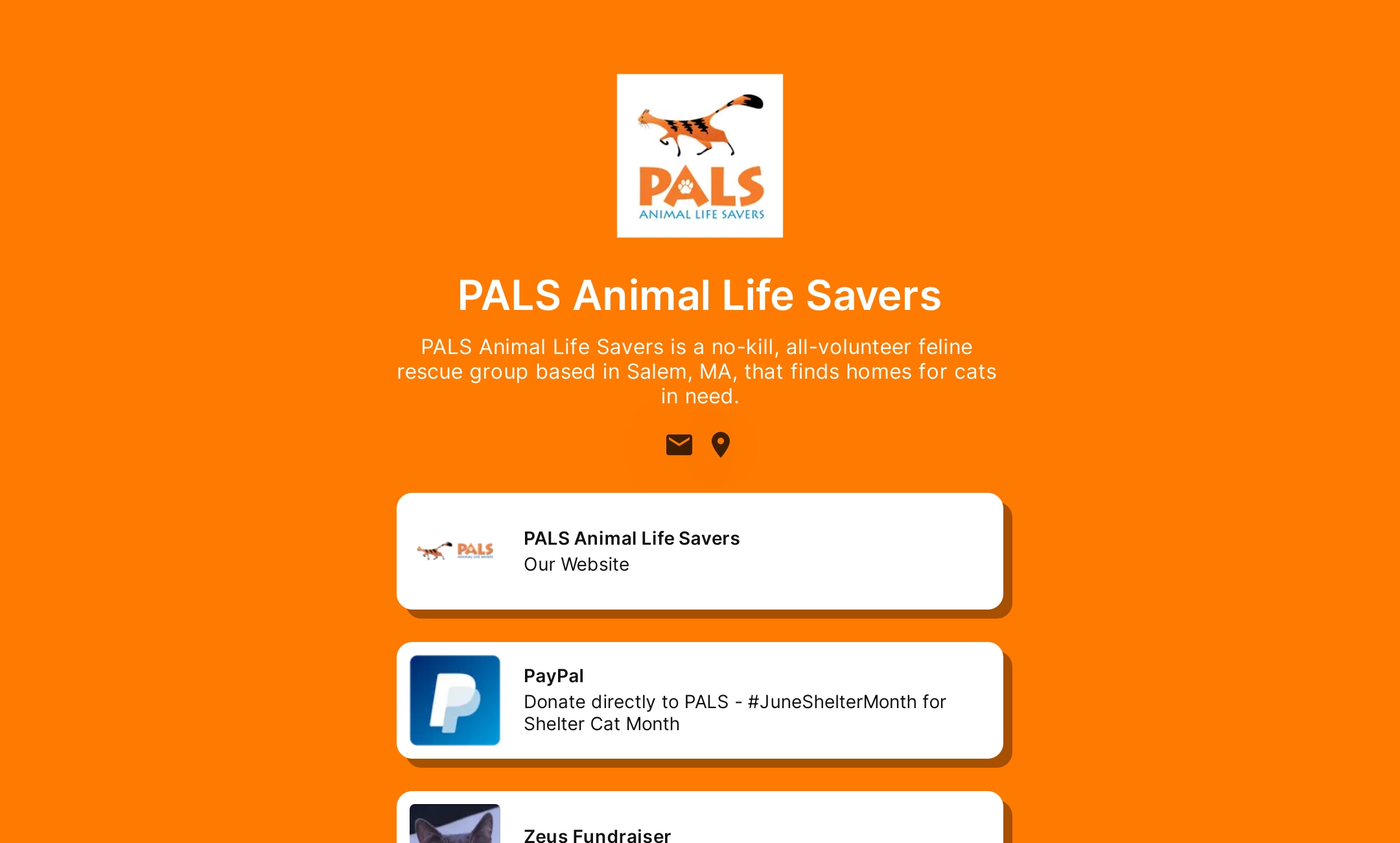 PALS Animal Life Savers' Flowpage