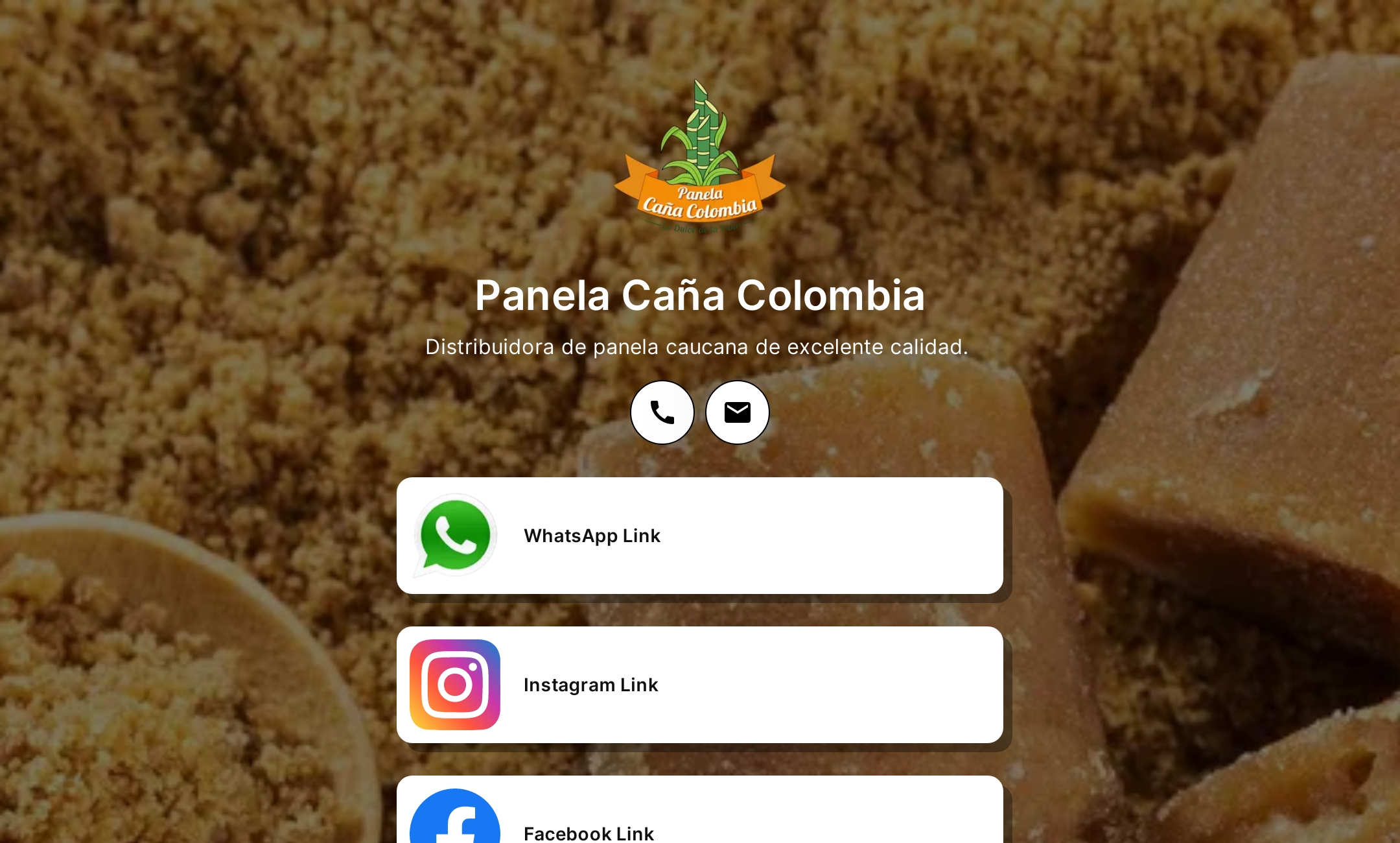 Panela Caña Colombia's Flowpage