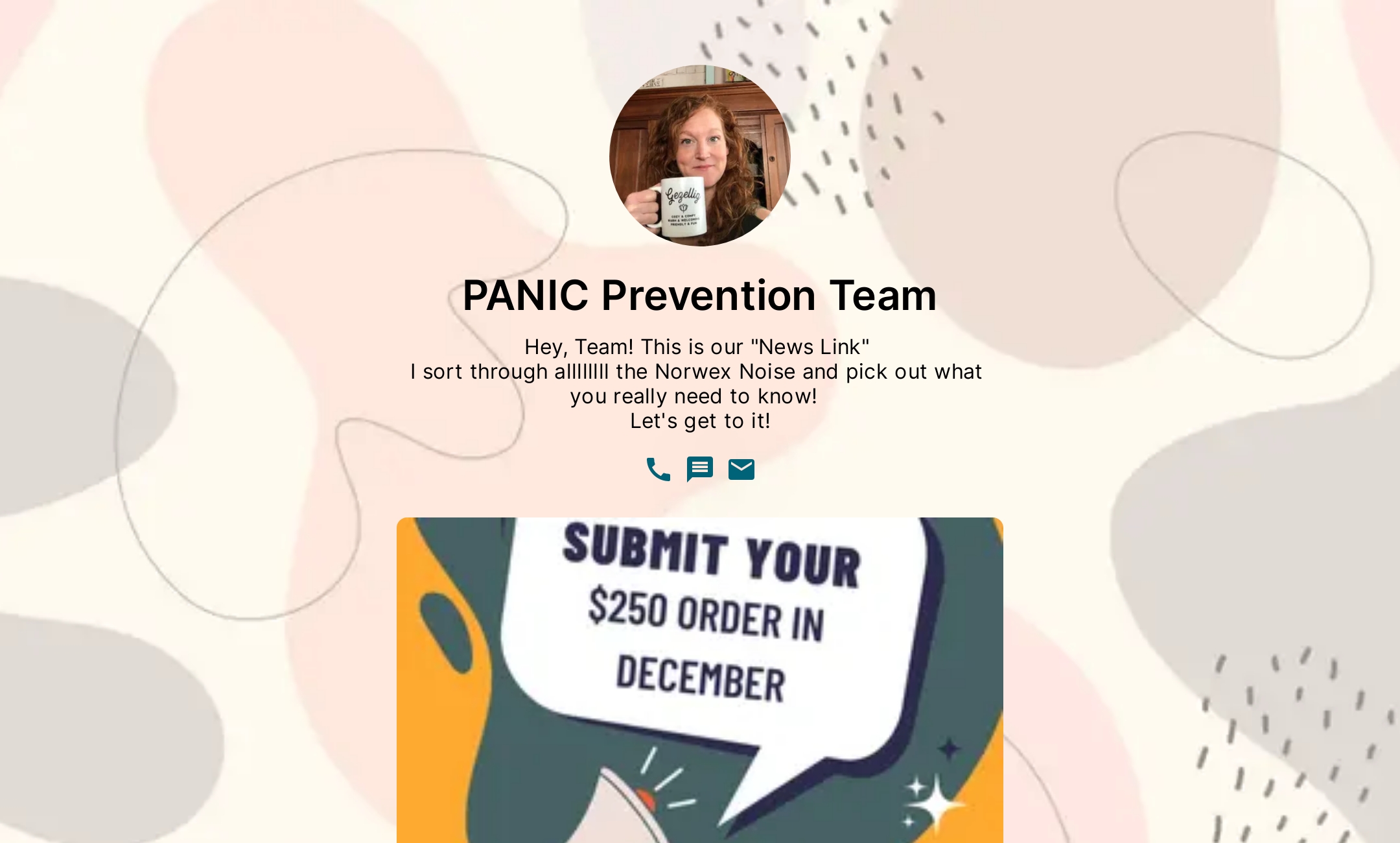 PANIC Prevention Team's Flowpage