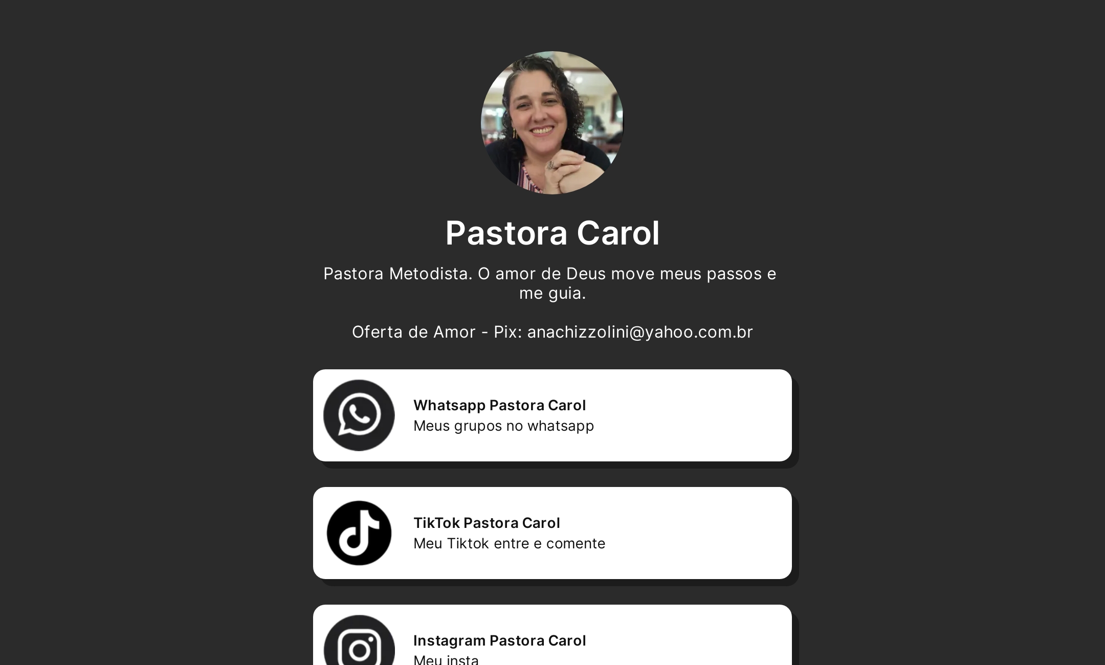 Pastora Carol's Flowpage