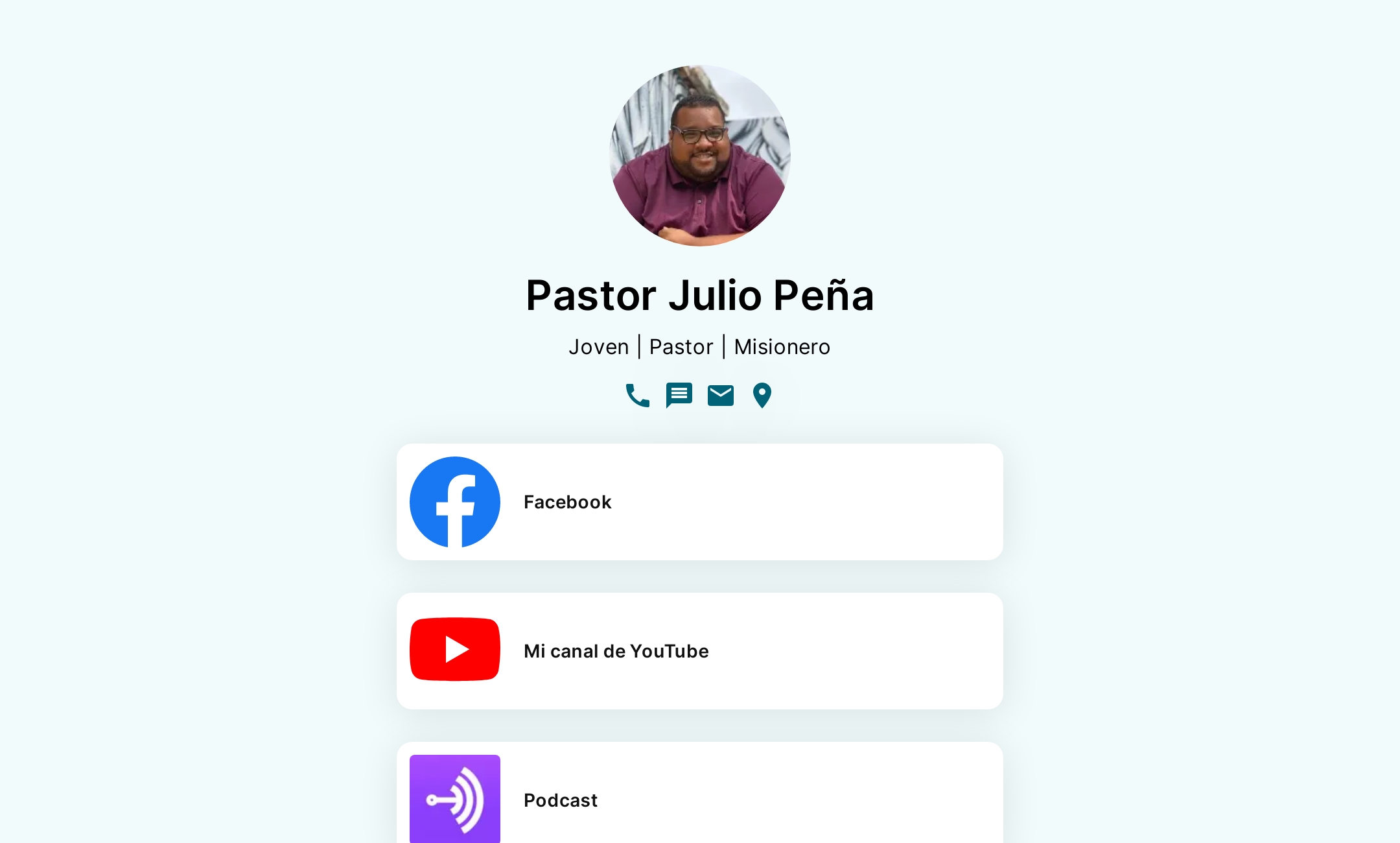 Pastor Julio Peña's Flowpage