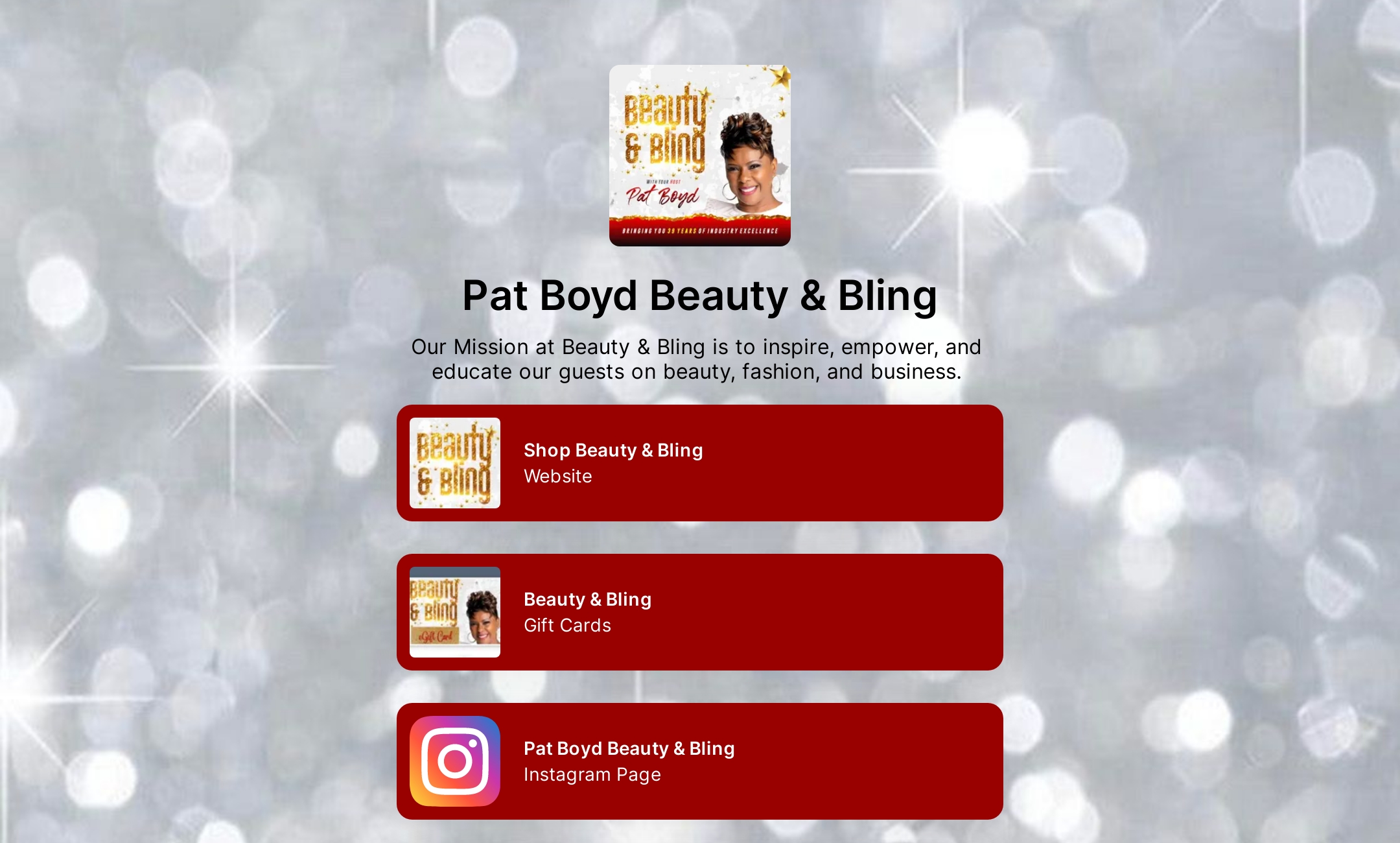 Pat Boyd Beauty & Bling's Flowpage