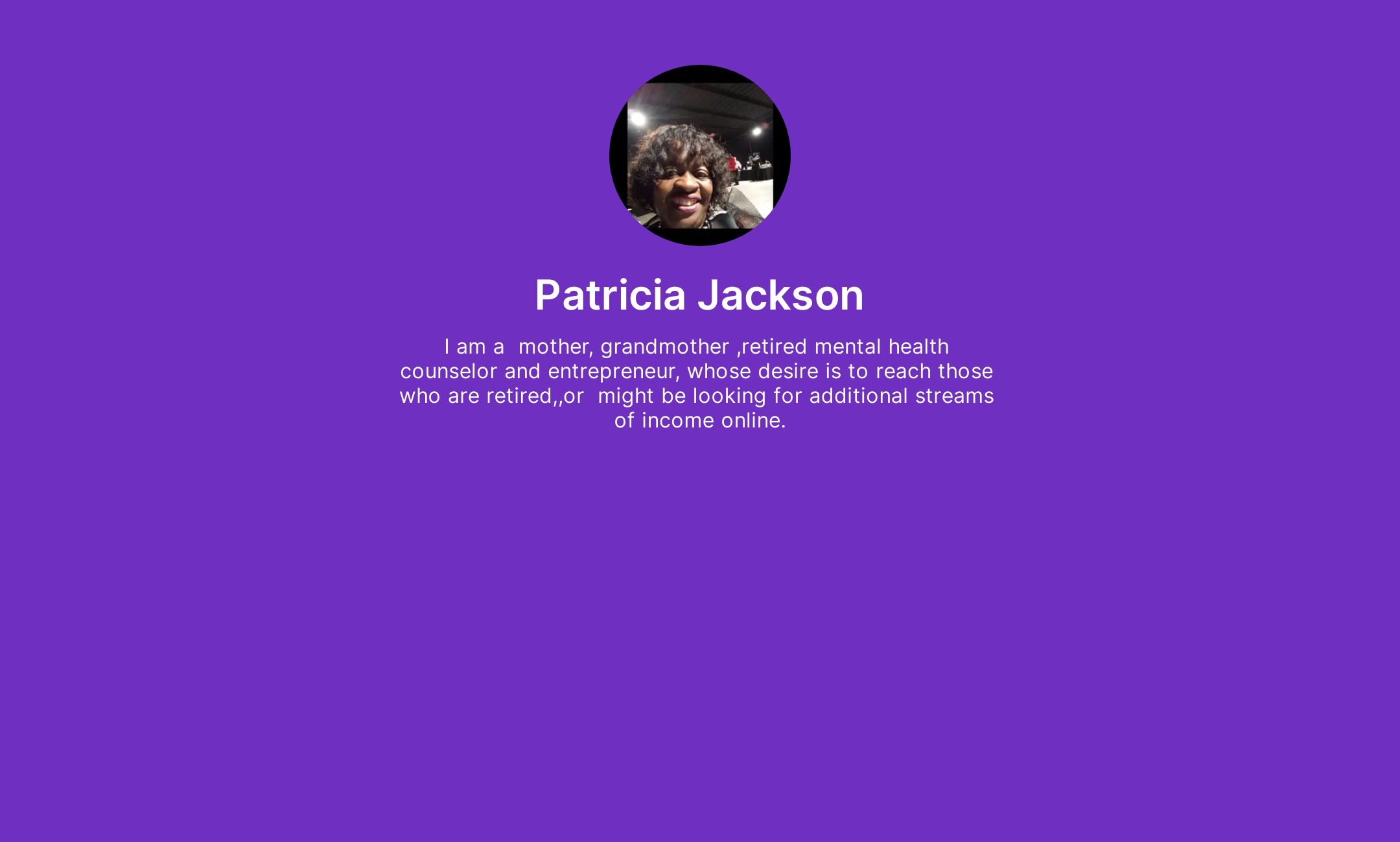 Patricia Jackson's Flowpage