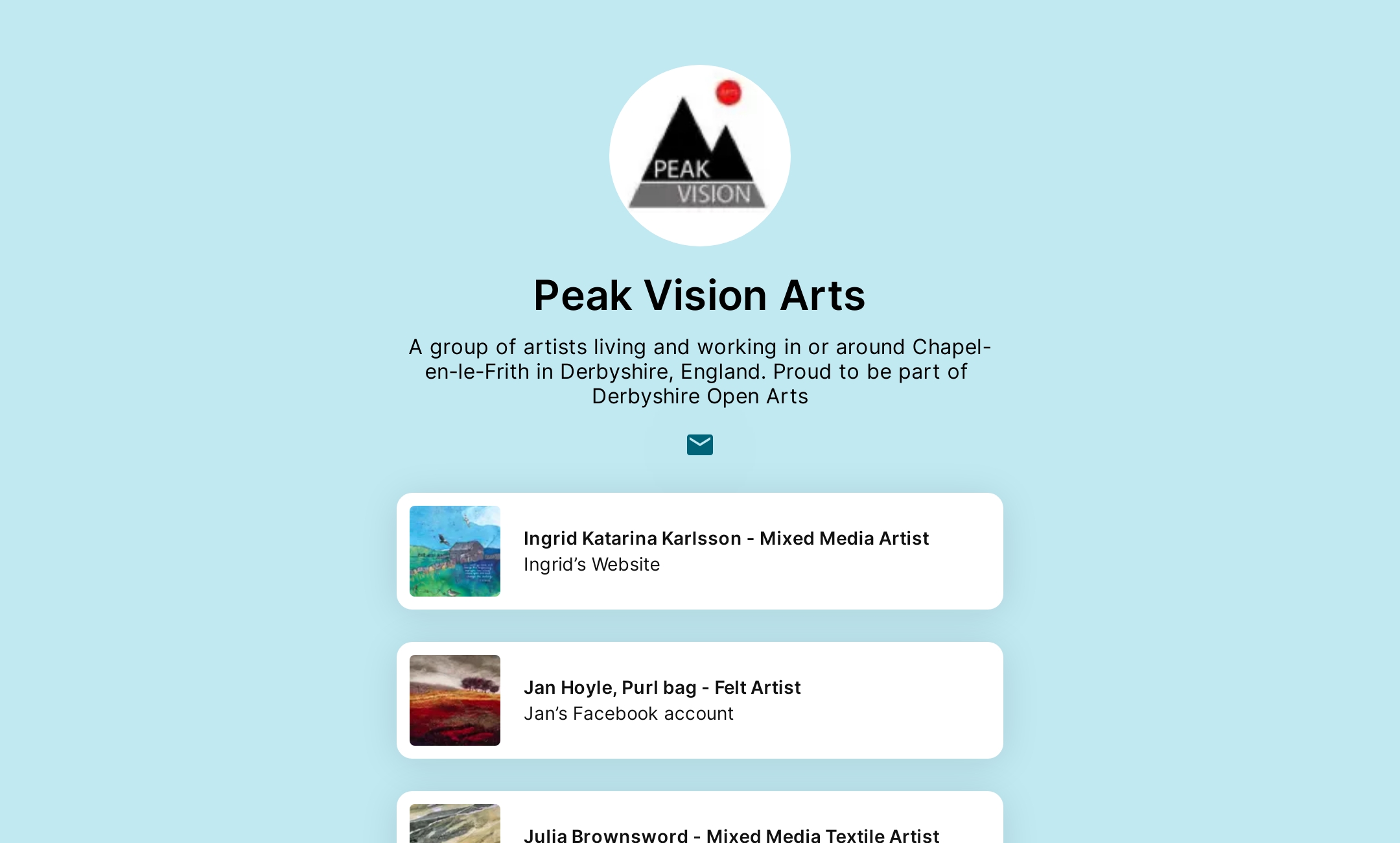 Peak Vision Arts' Flowpage