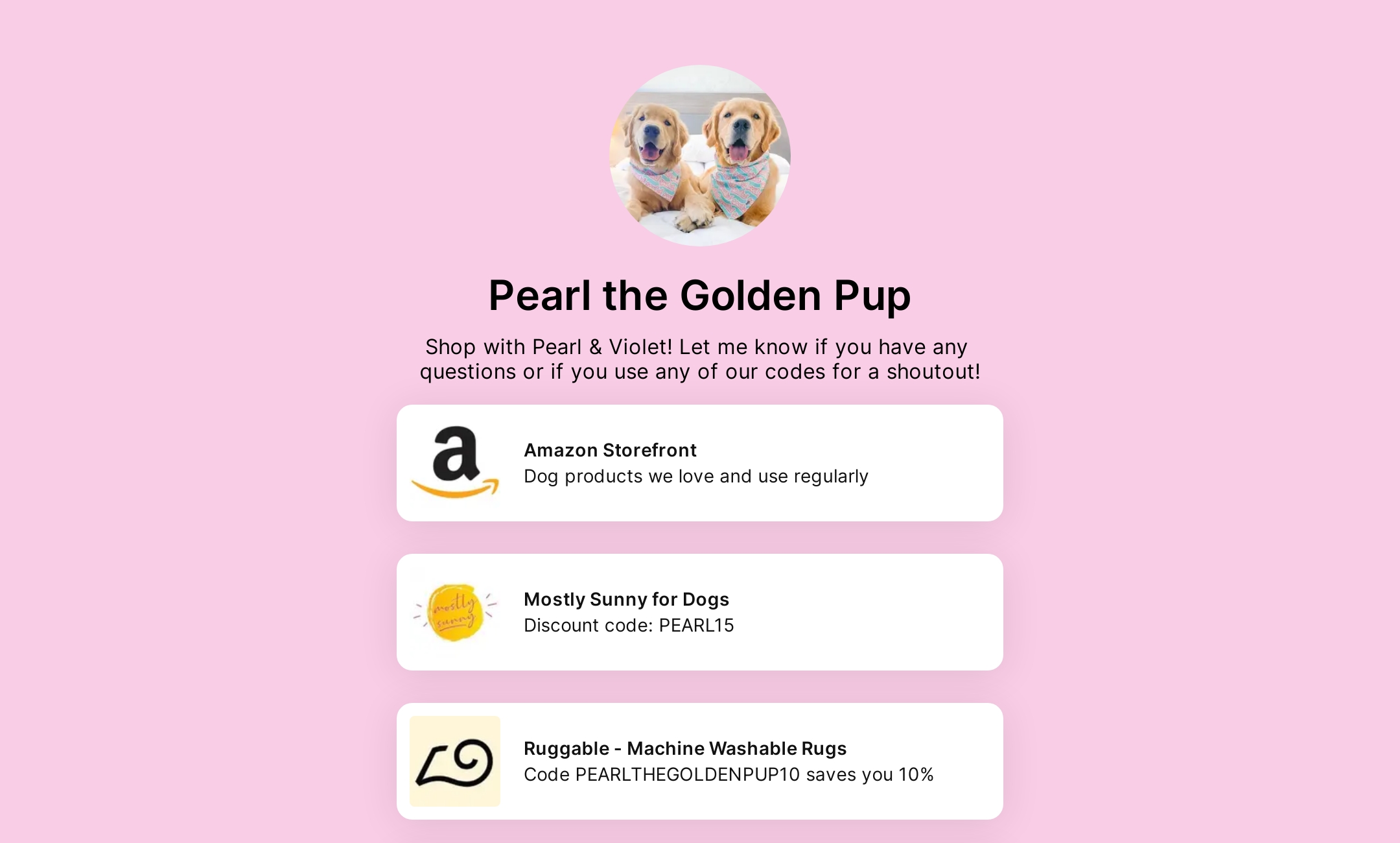 Pearl the Golden Pup's Flowpage
