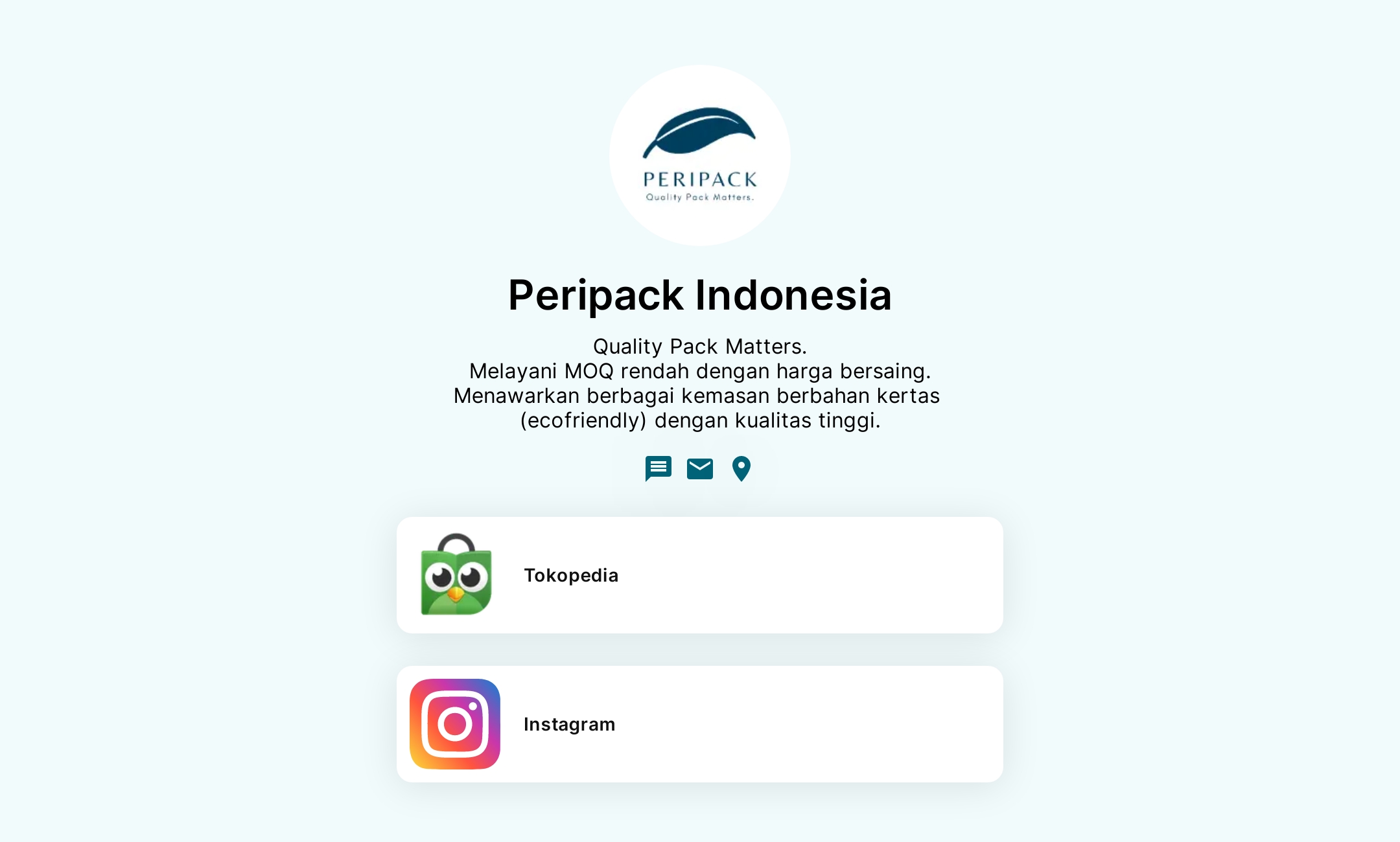 Peripack Indonesia's Flowpage