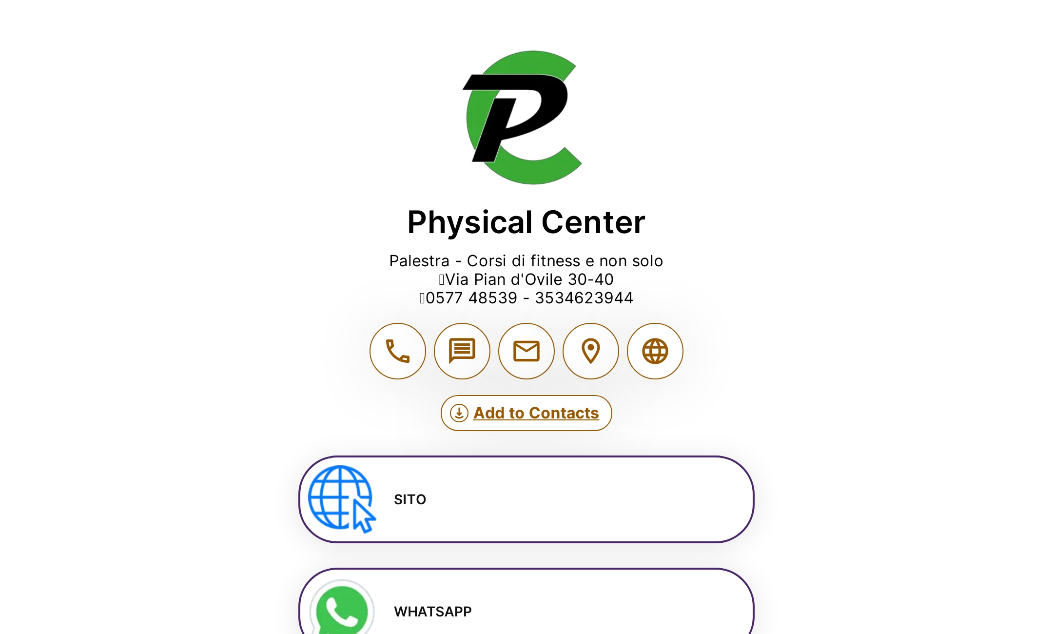 Physical Center's Flowpage