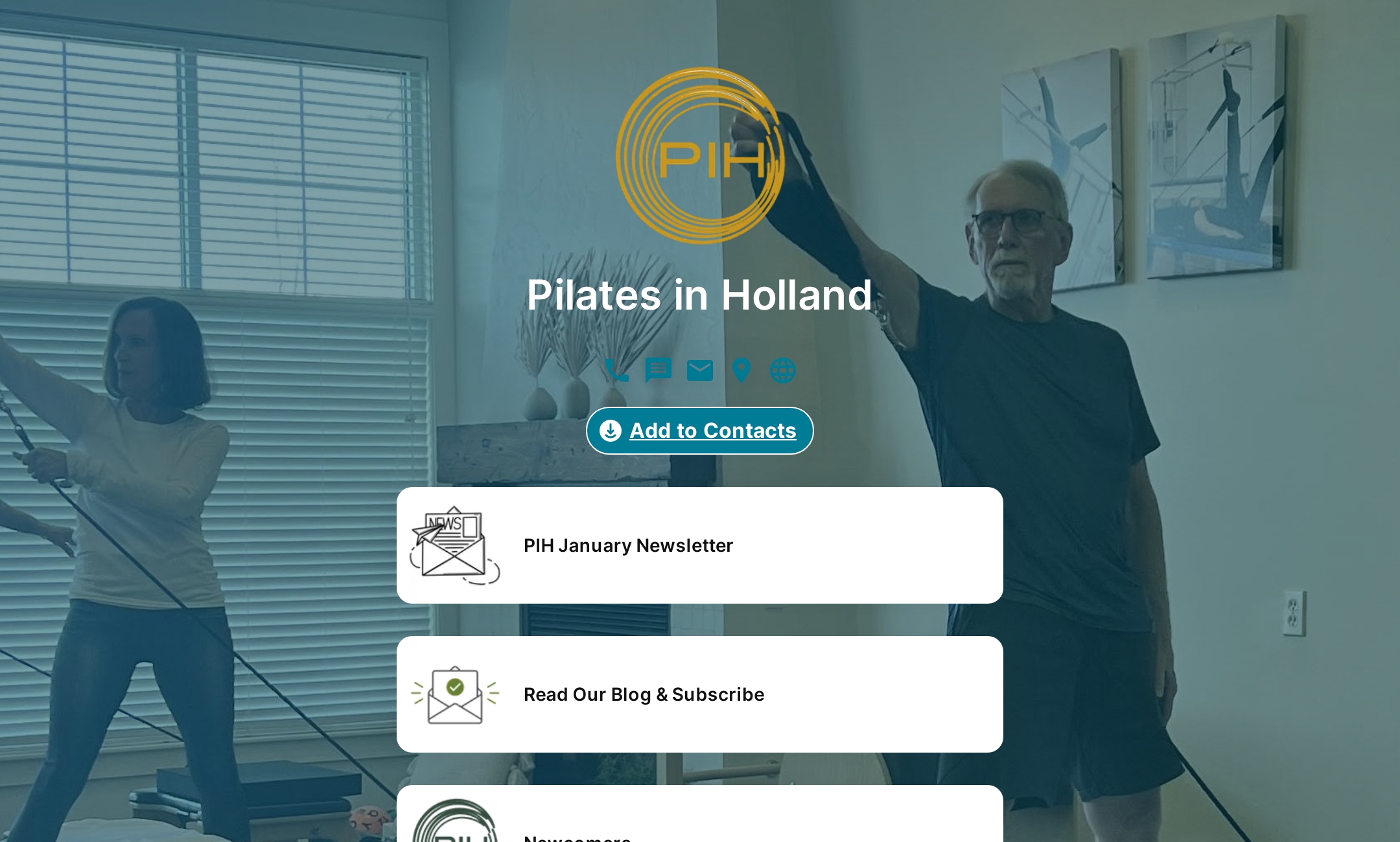 Pilates in Holland's Flowpage