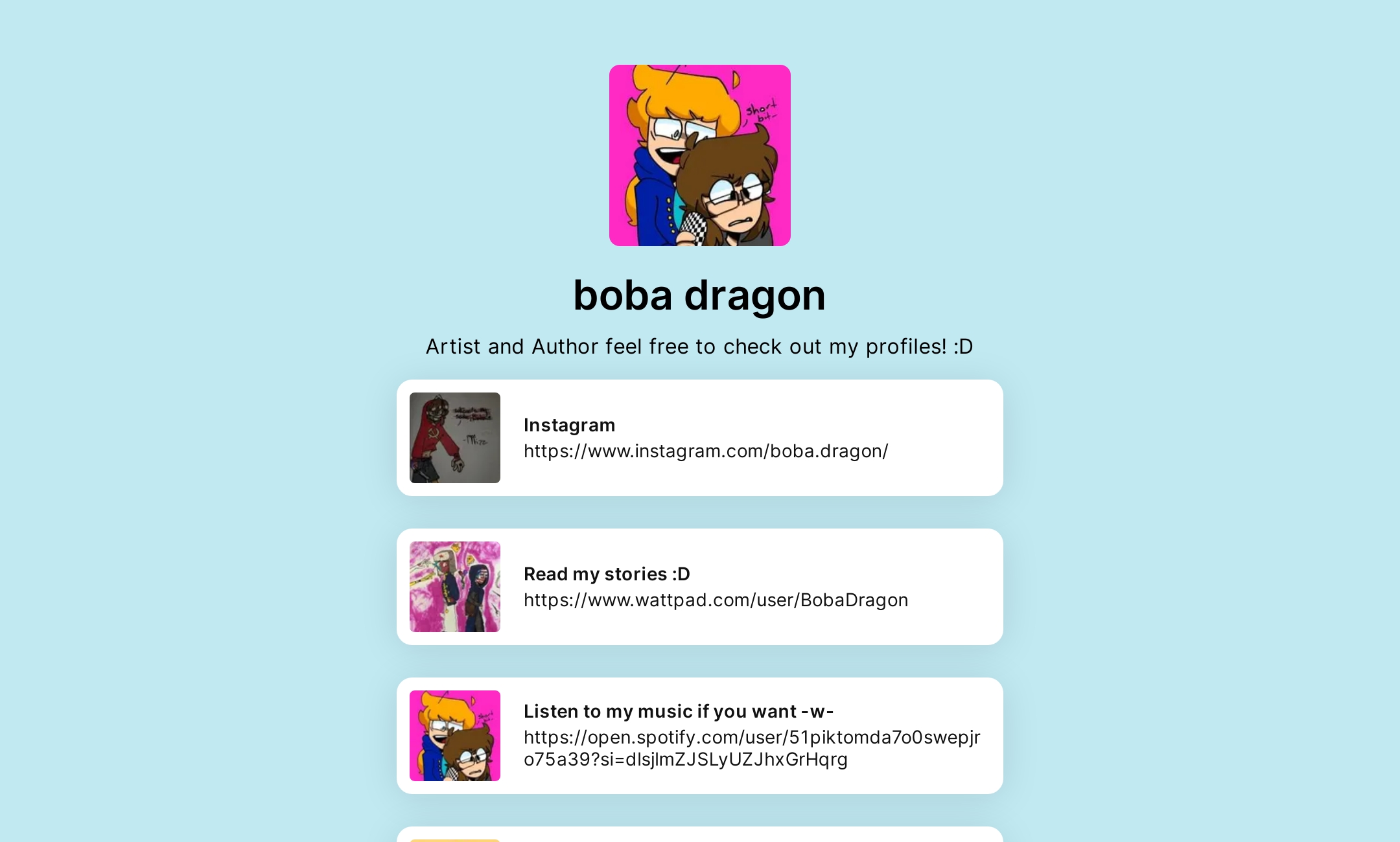 boba dragon's Flowpage