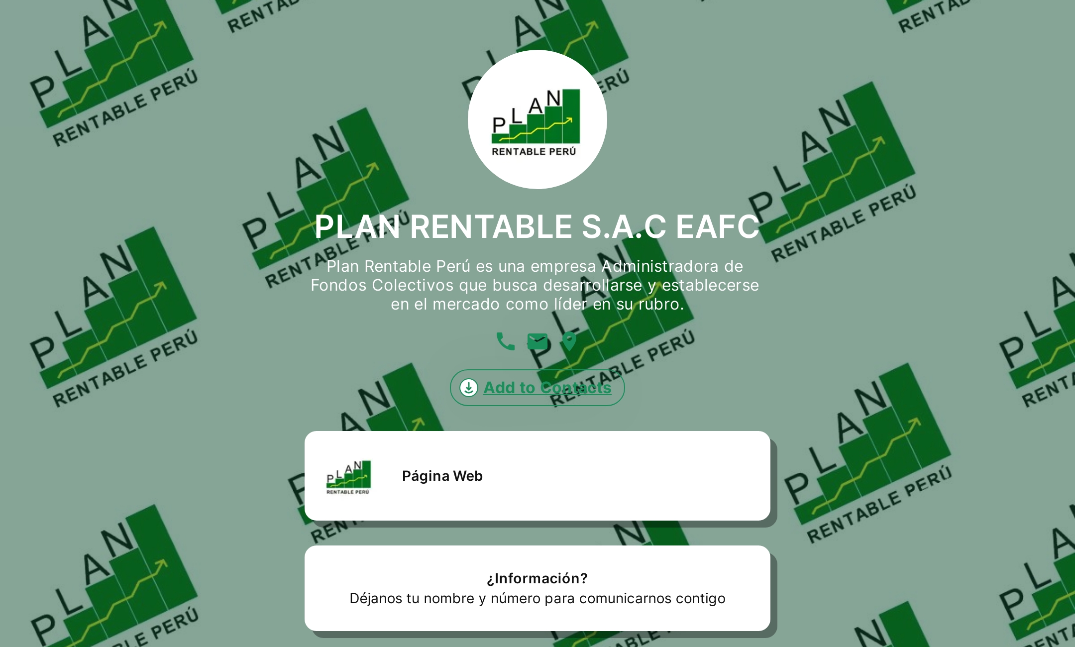 PLAN RENTABLE S.A.C EAFC's Flowpage