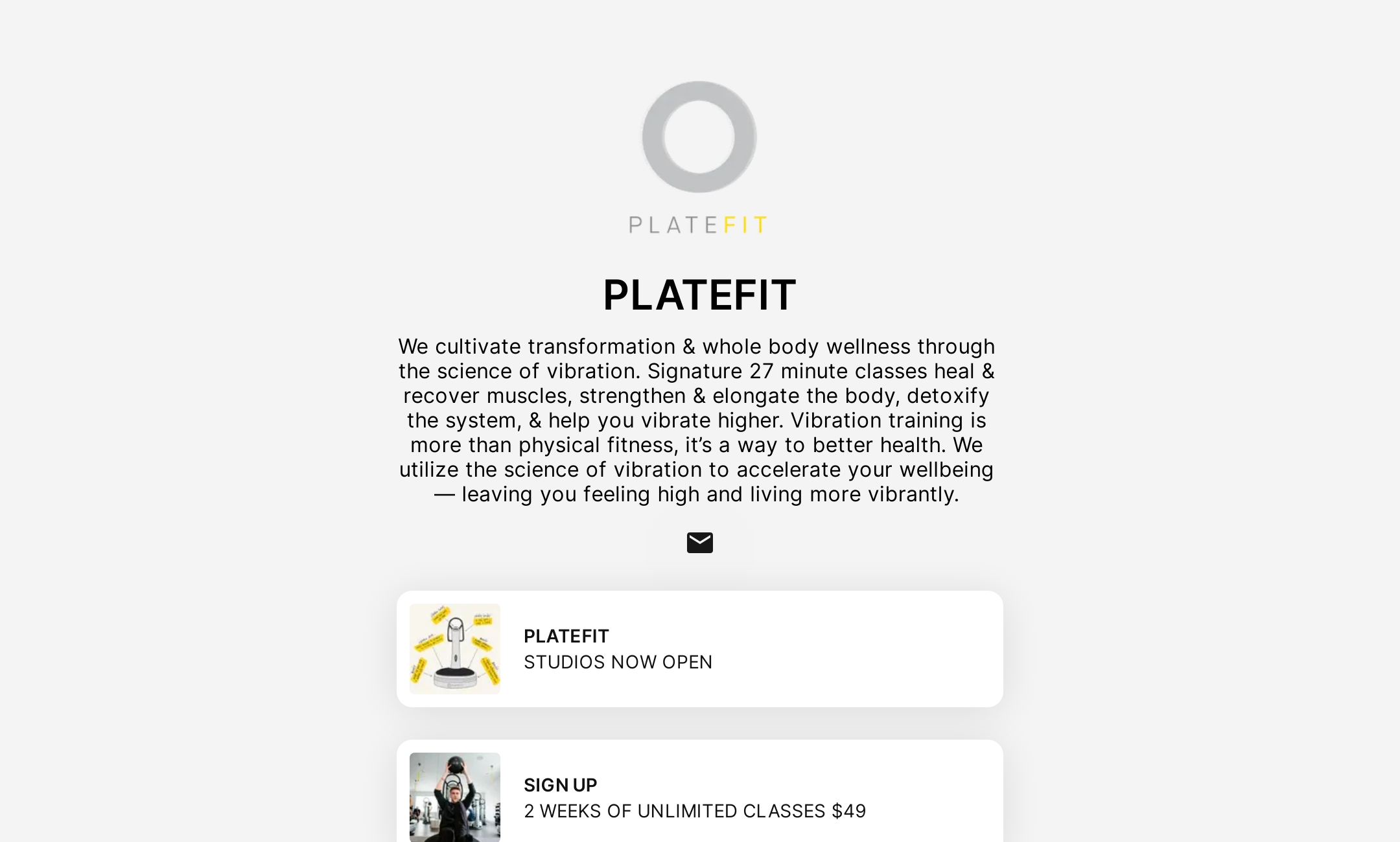 PLATEFIT's Flowpage