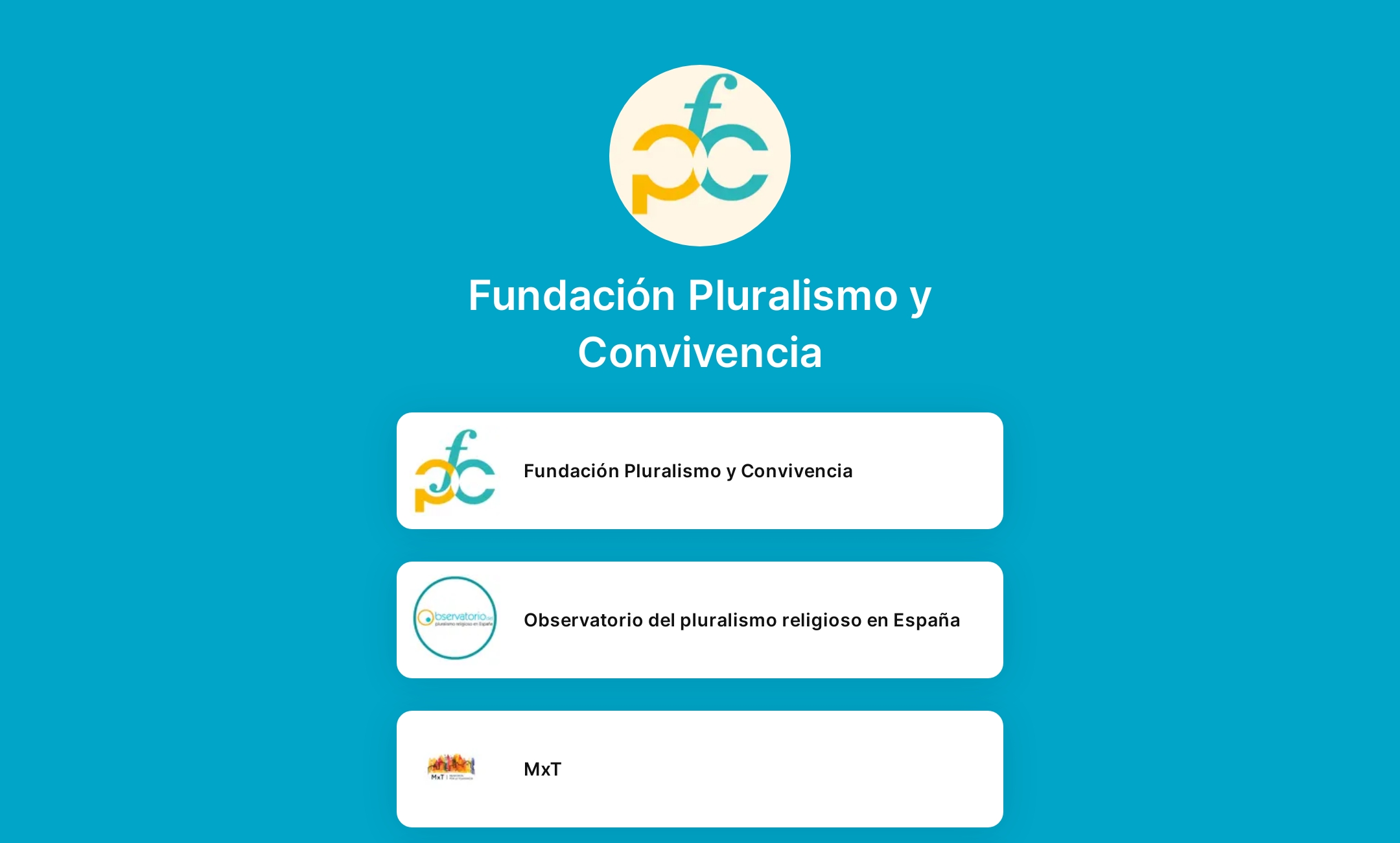 Fundación Pluralismo y Convivencia's Flowpage