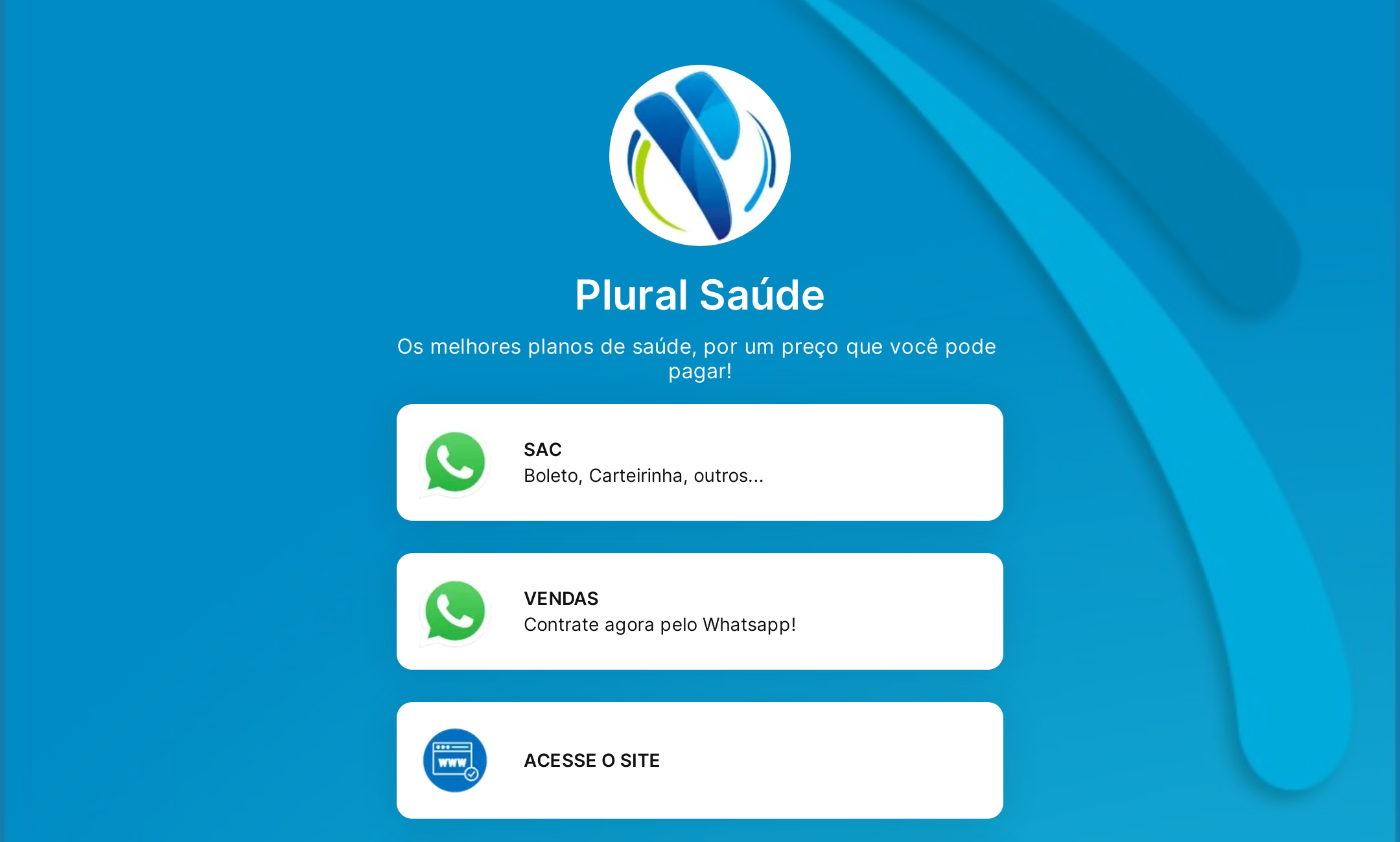 Plural Saúde's Flowpage