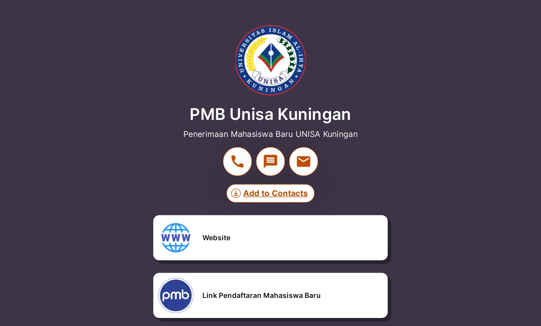 PMB Unisa Kuningan's Flowpage