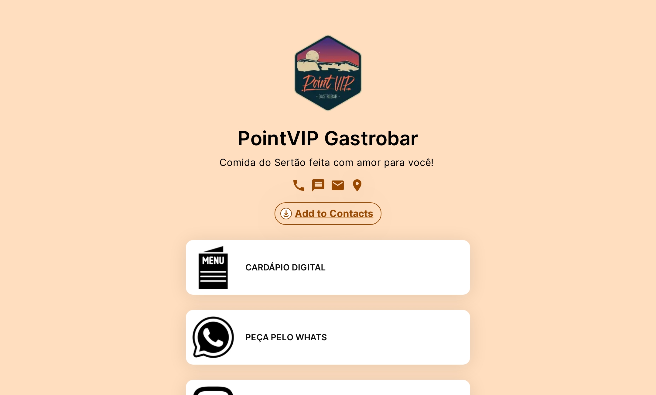 PointVIP Gastrobar's Flowpage