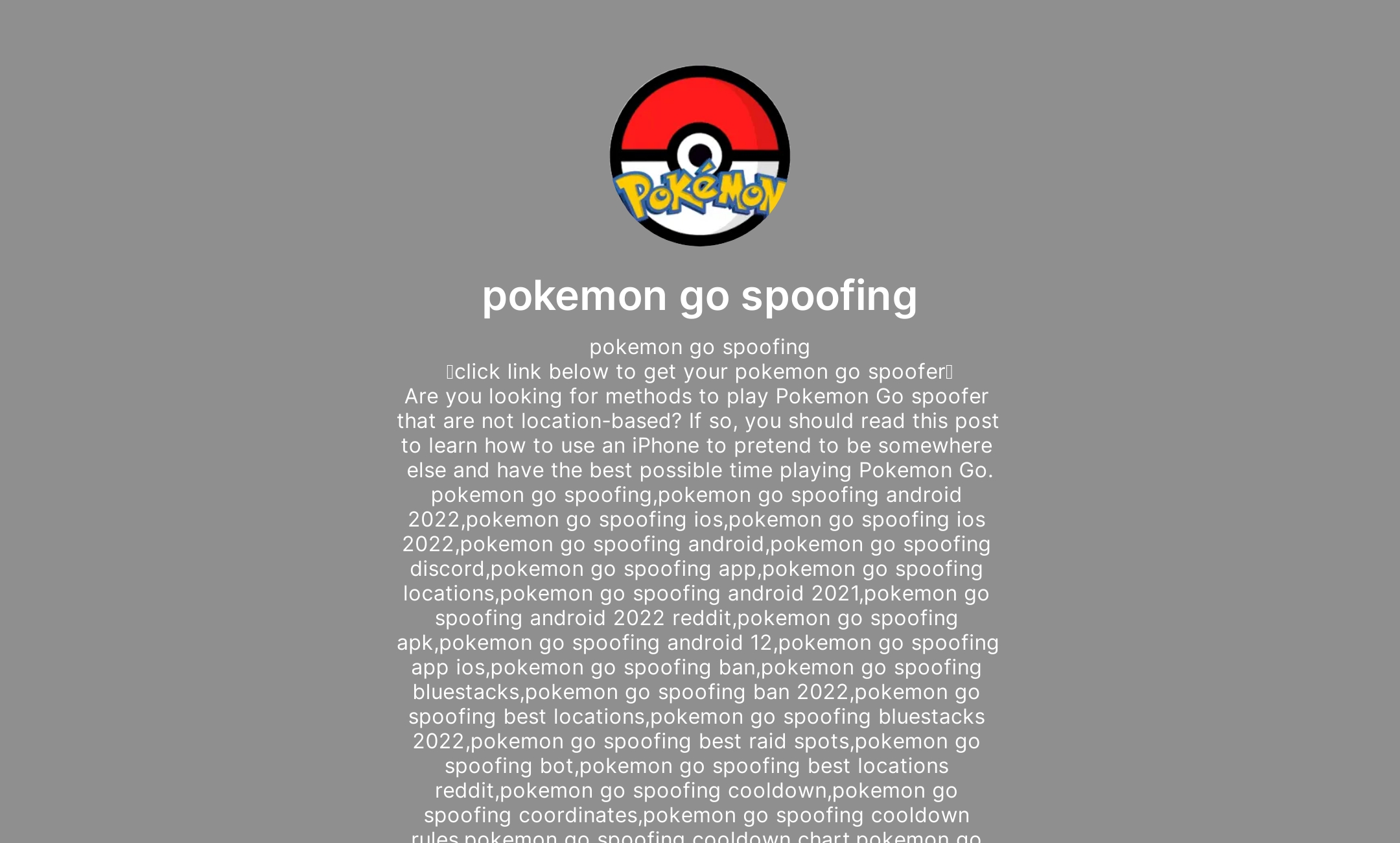 pokemon go spoofing's Flowpage