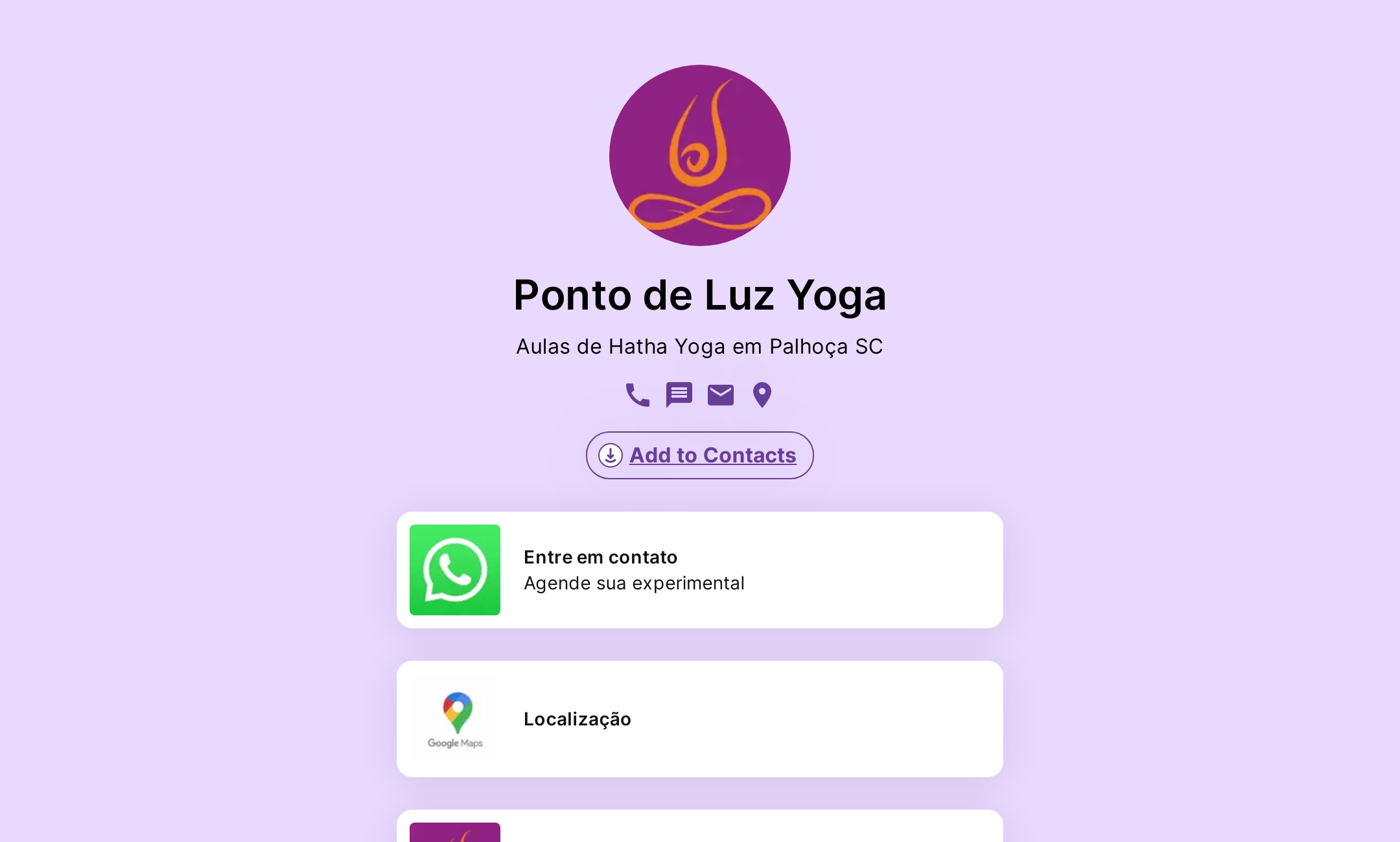 Ponto de Luz Yoga's Flowpage