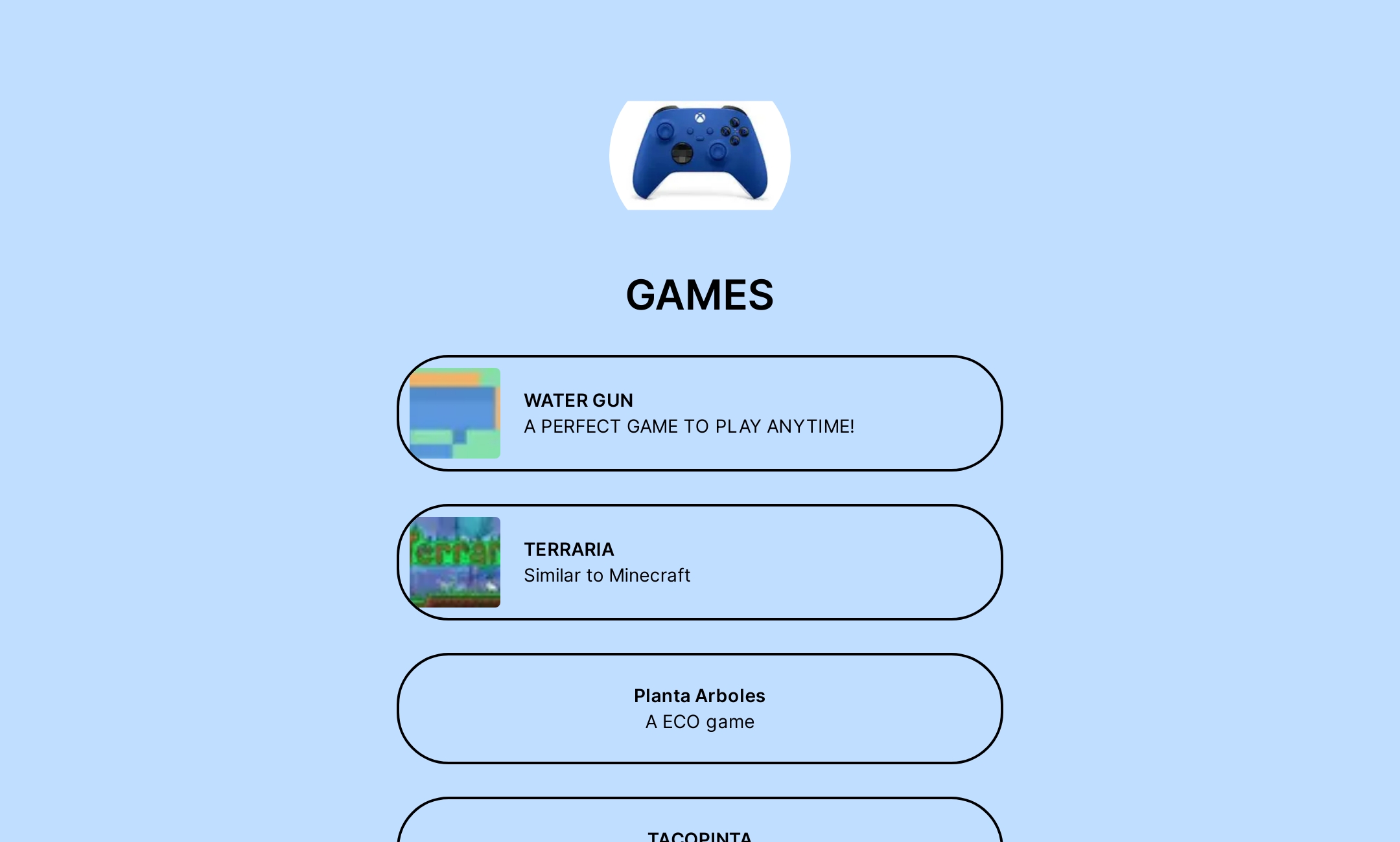 GAMES's Flowpage