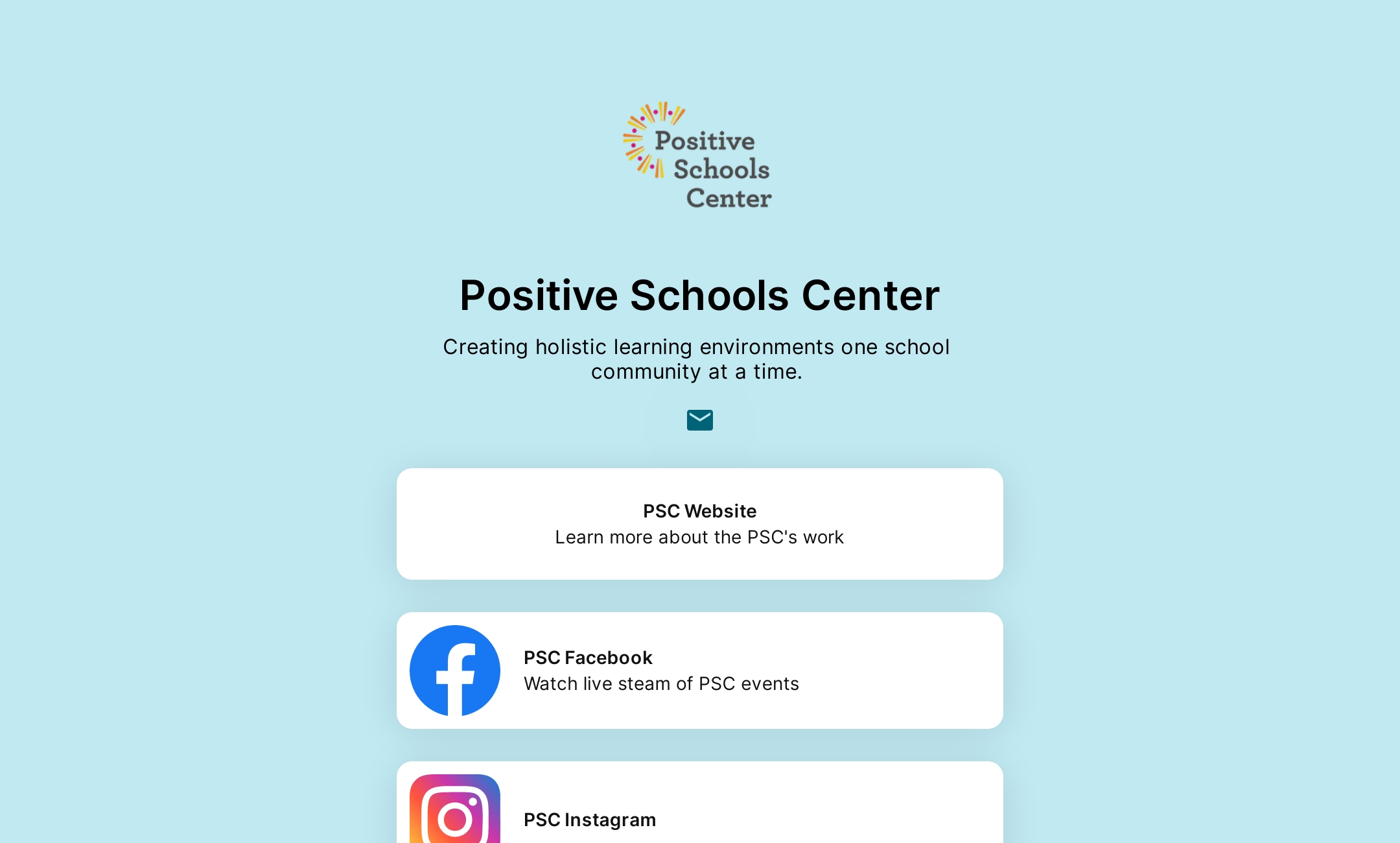 Positive Schools Center's Flowpage