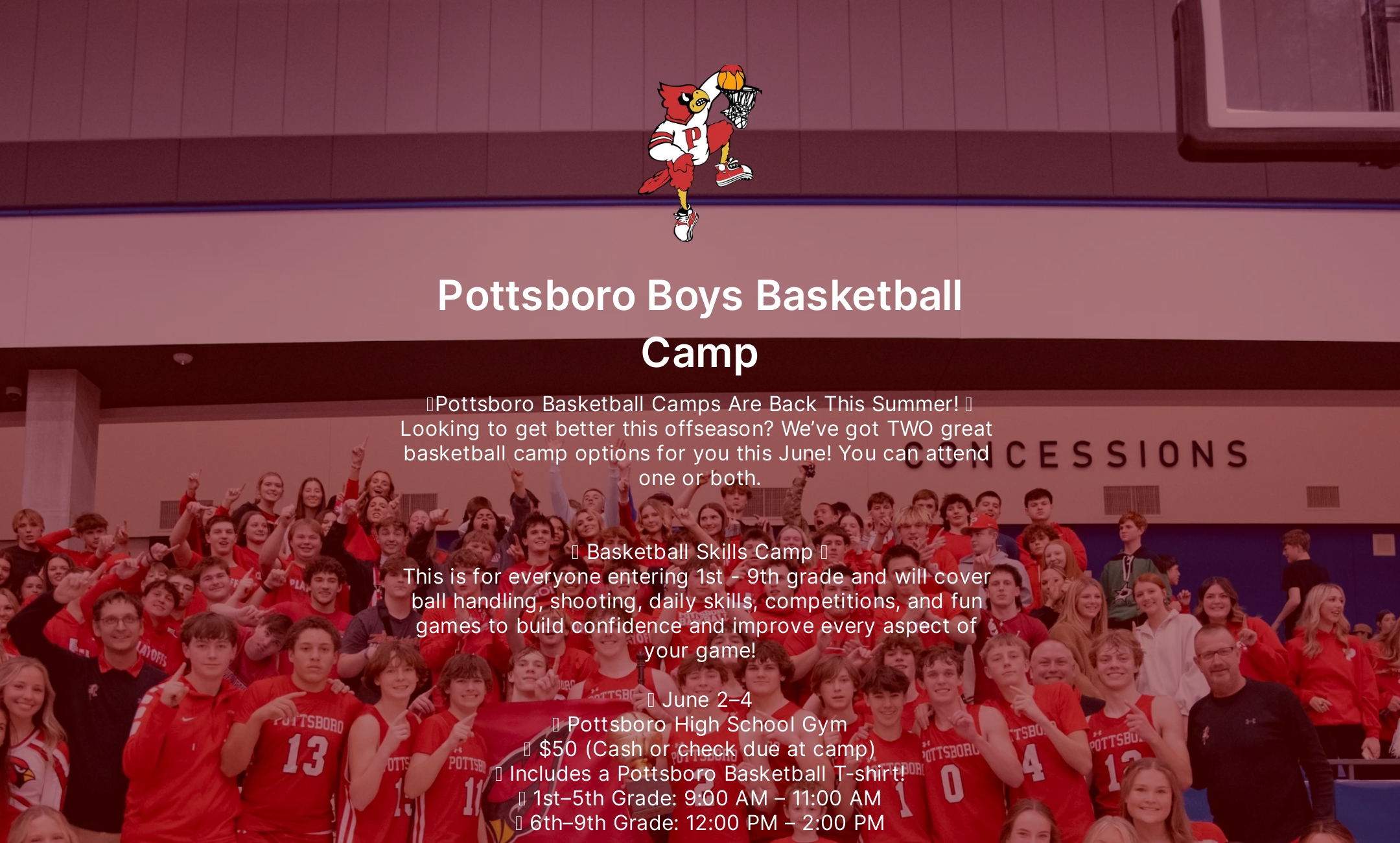 Pottsboro Boys Basketball Camp's Flowpage