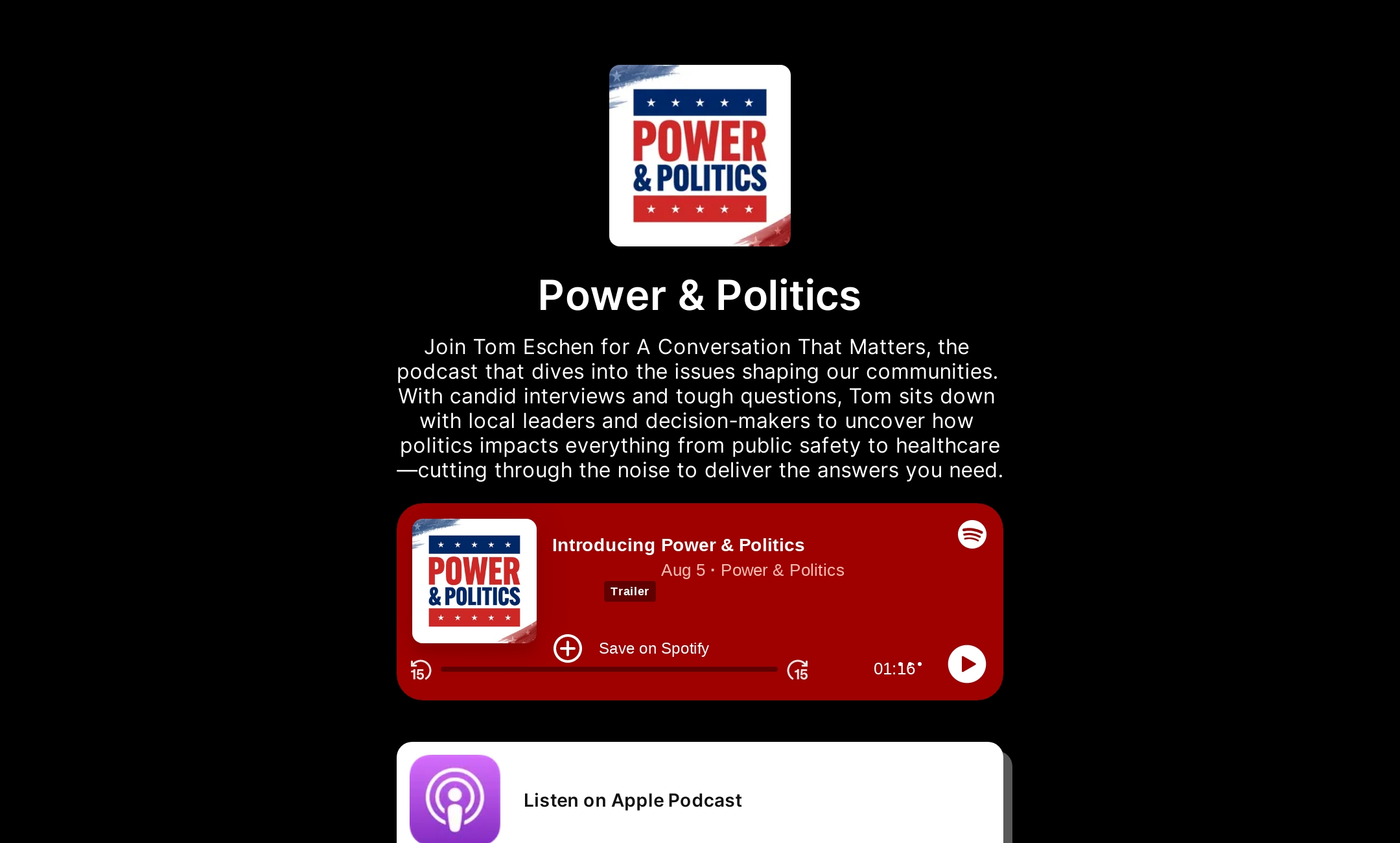 Power & Politics' Flowpage