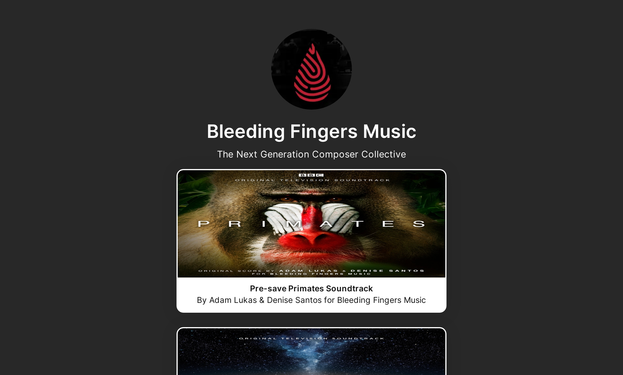 Bleeding Fingers Music's Flowpage