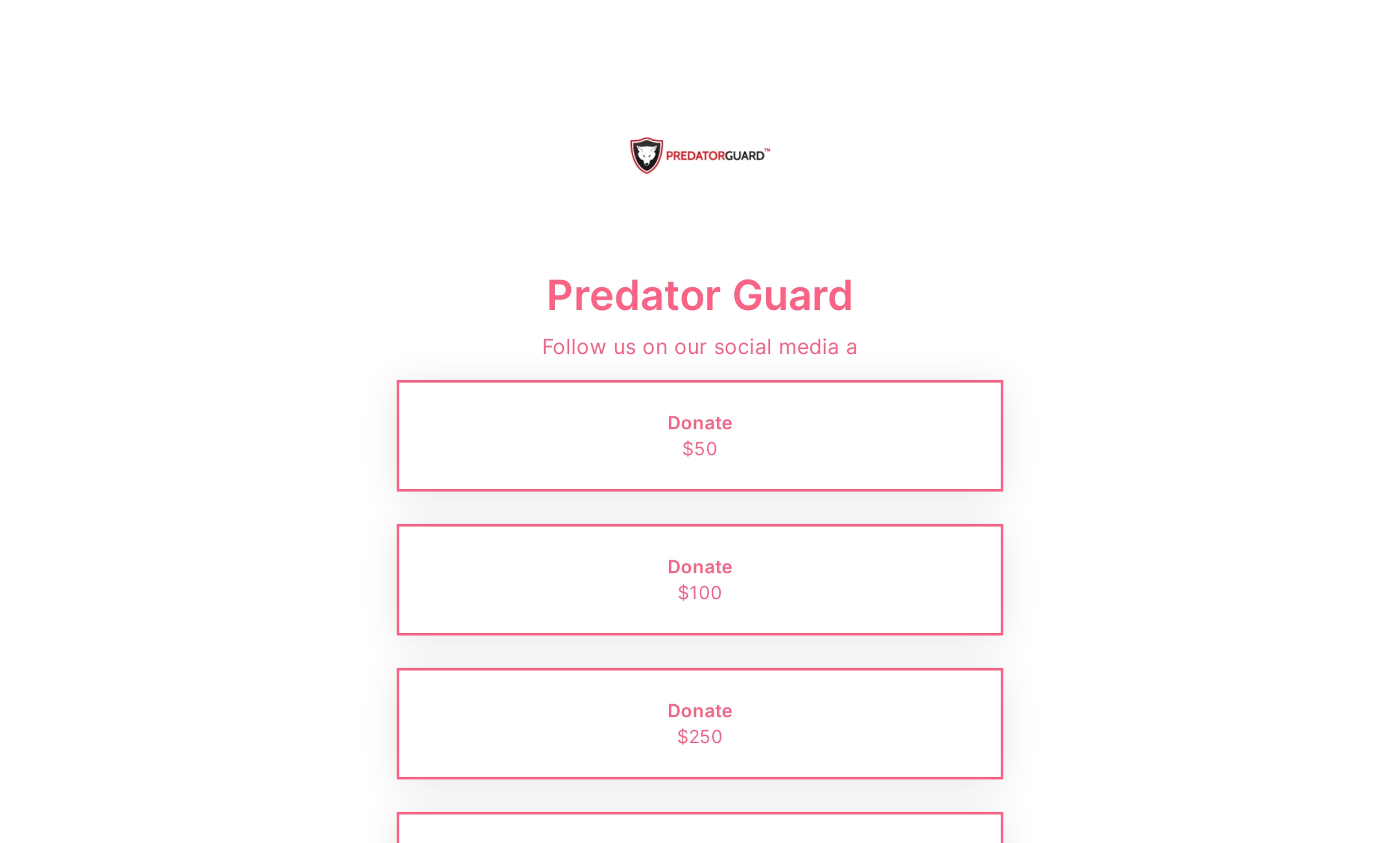 Predator Guard's Flowpage