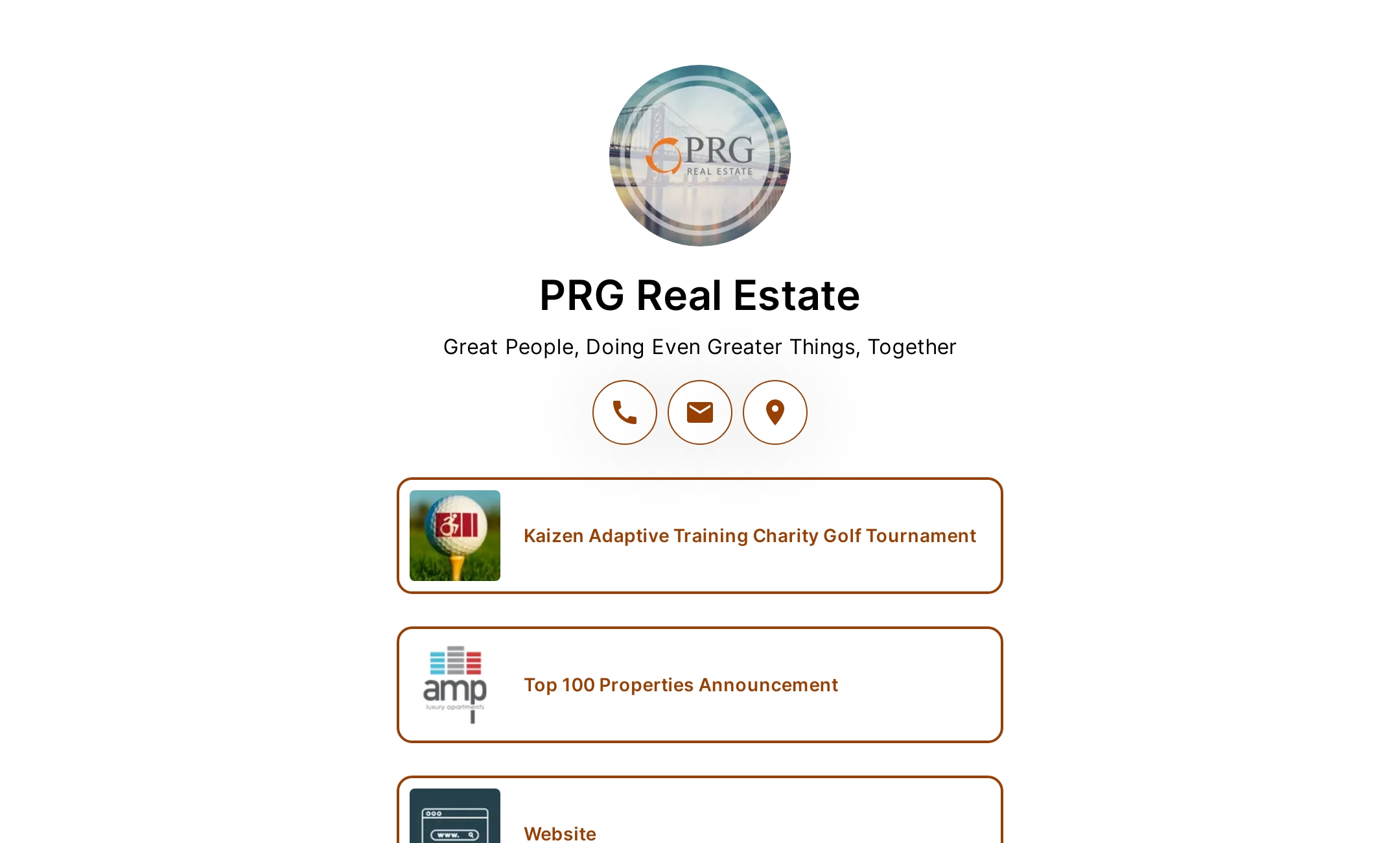 PRG Real Estate's Flowpage