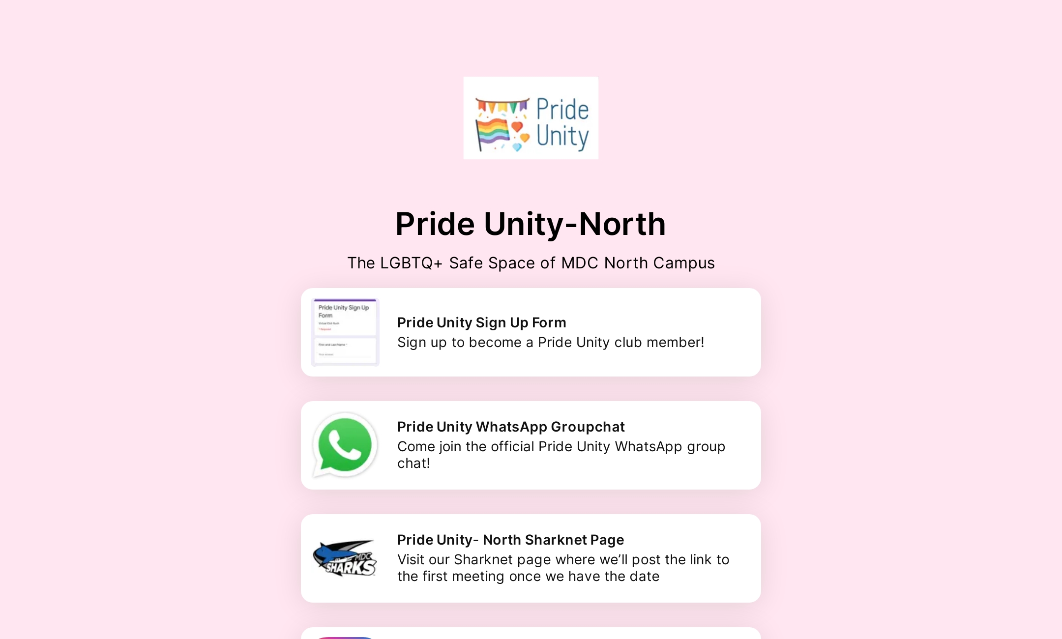Pride Unity-North's Flowpage
