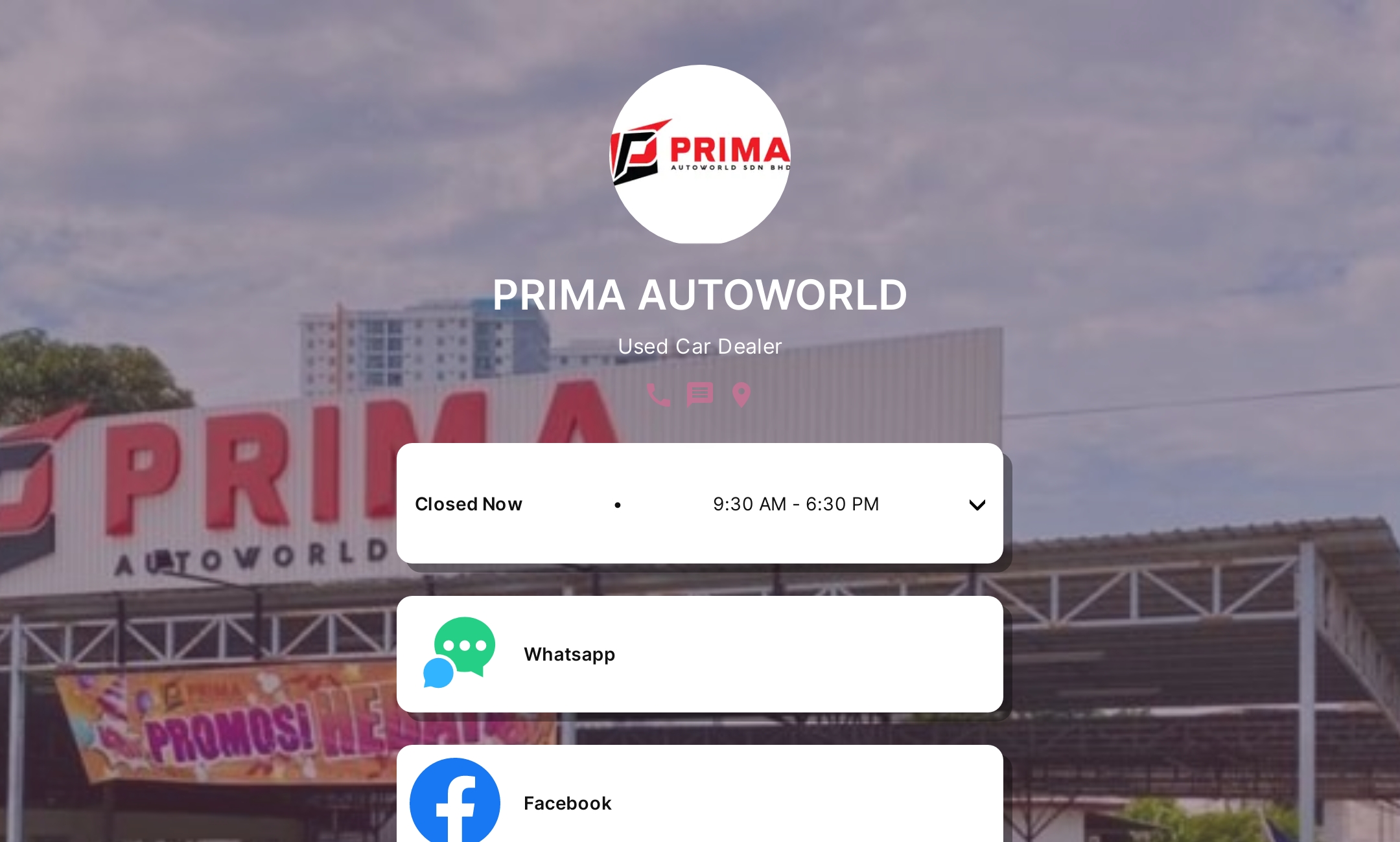 PRIMA AUTOWORLD 's Flowpage