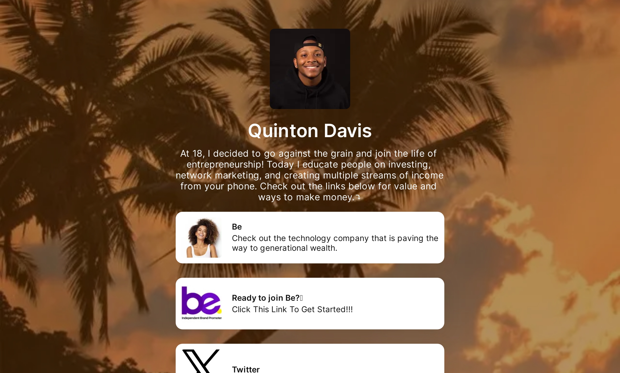 Quinton Davis' Flowpage