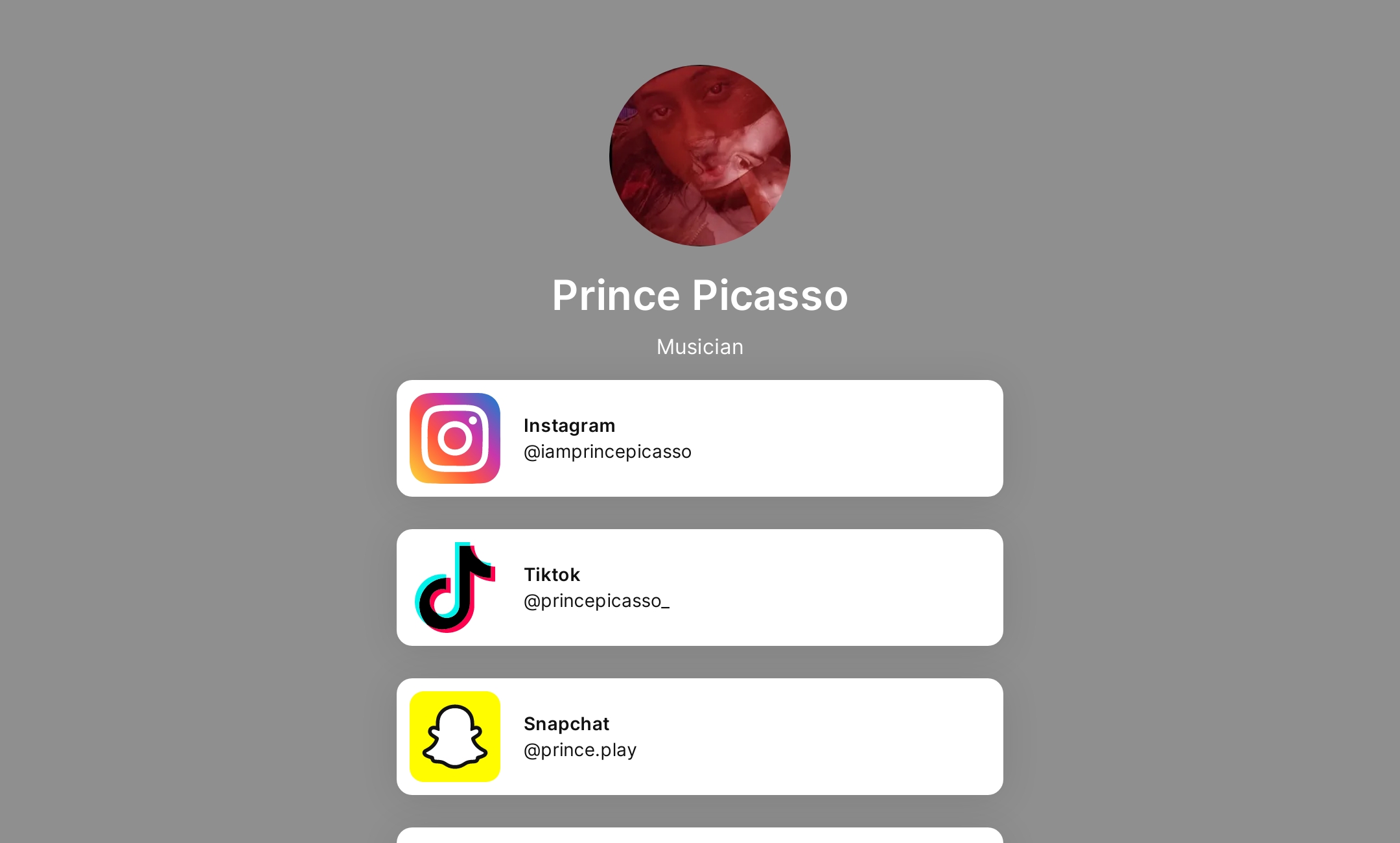 Prince Picasso's Flowpage