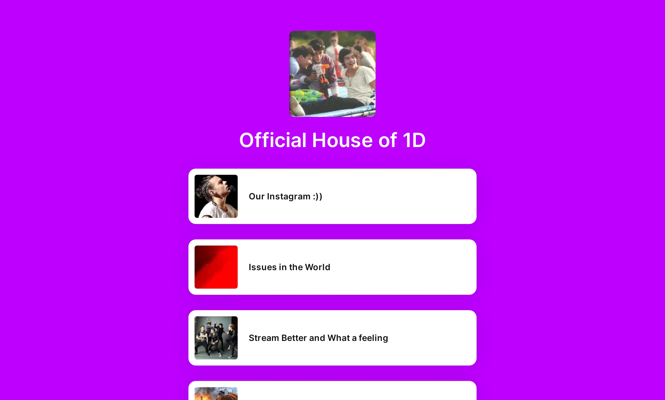 Official House of 1D's Flowpage