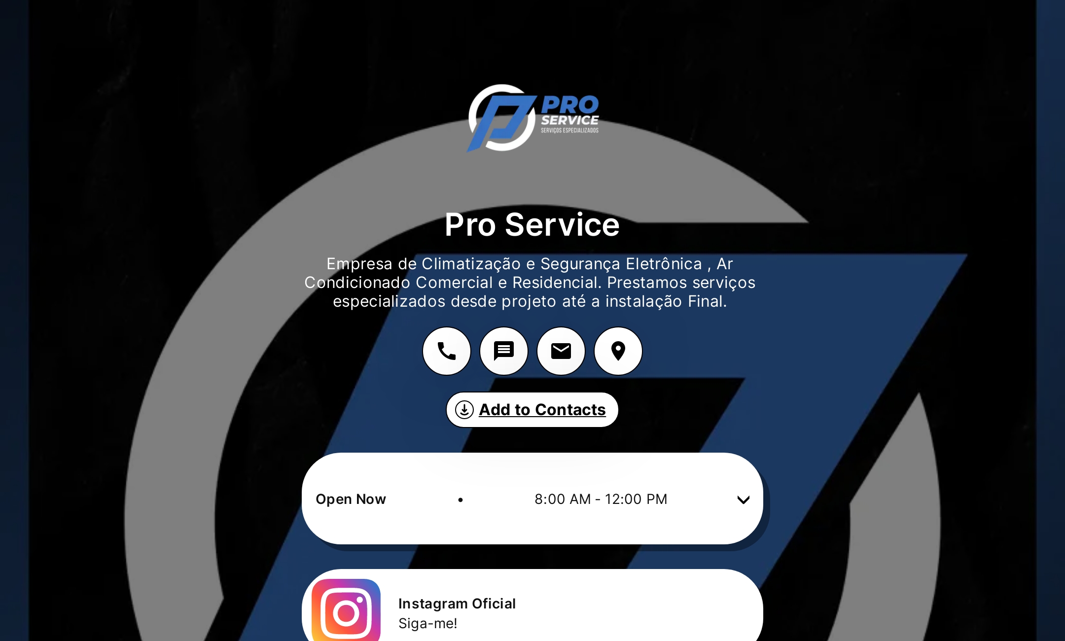 Pro Service's Flowpage