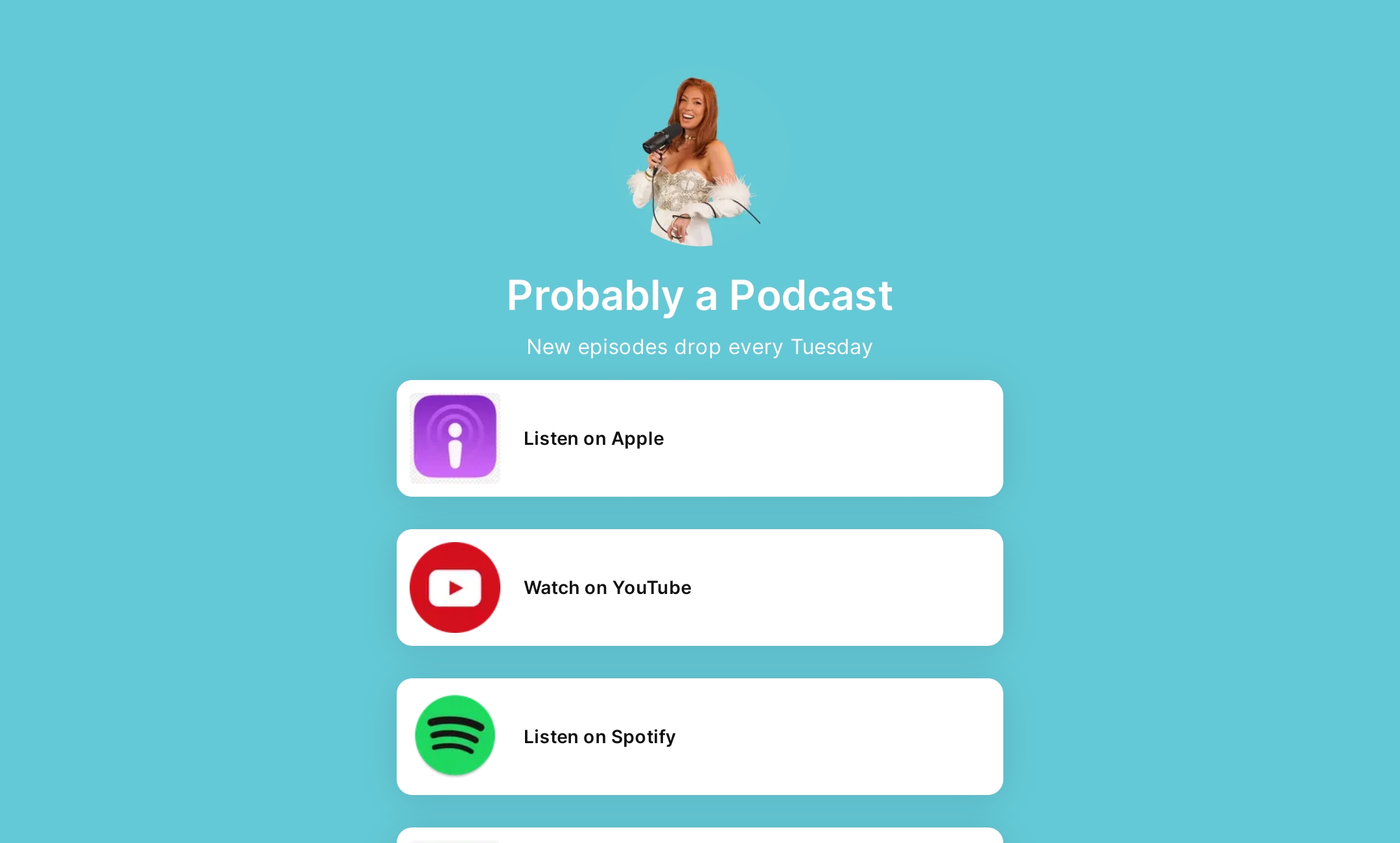 Probably a Podcast's Flowpage