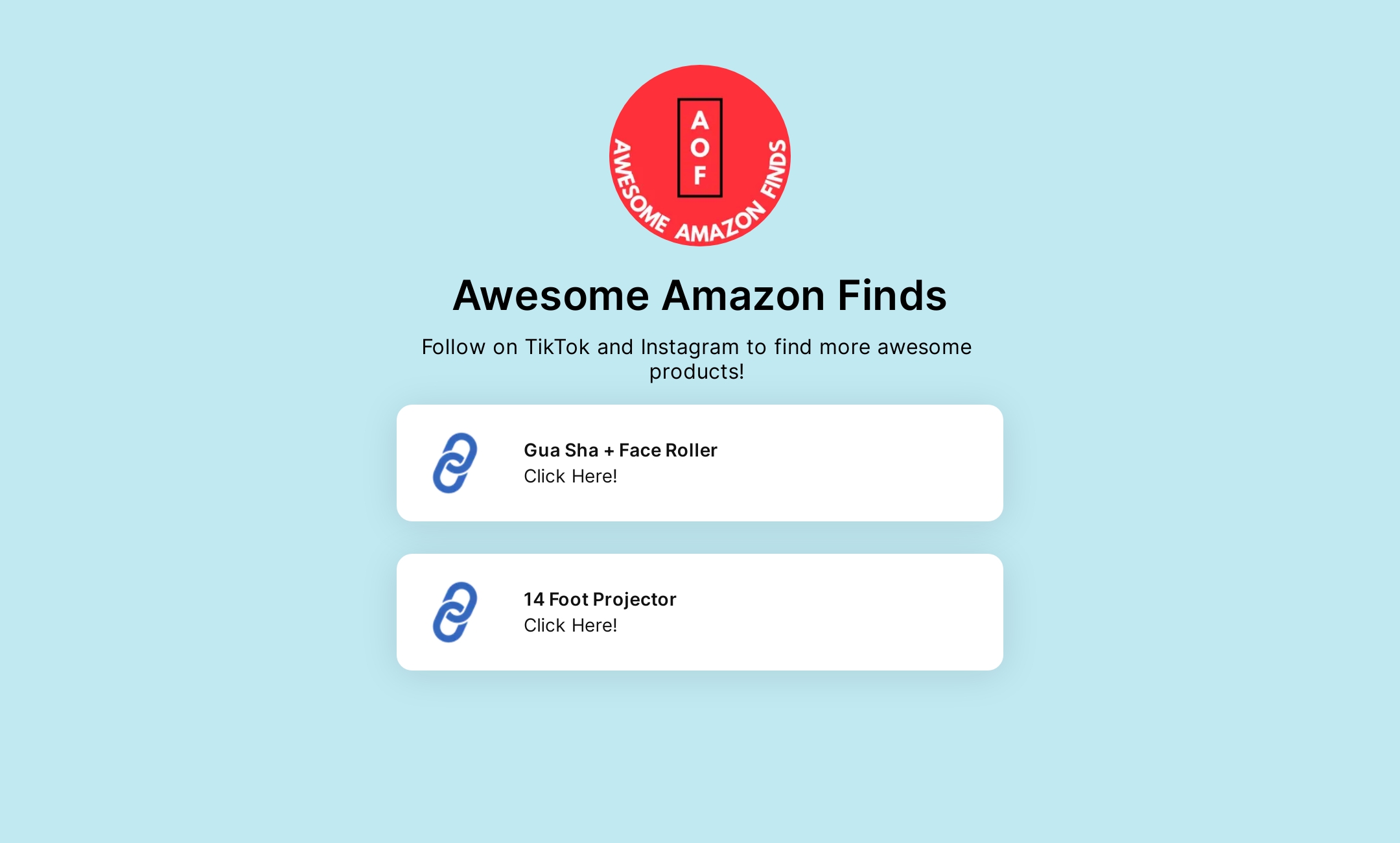 Awesome Amazon Finds' Flowpage