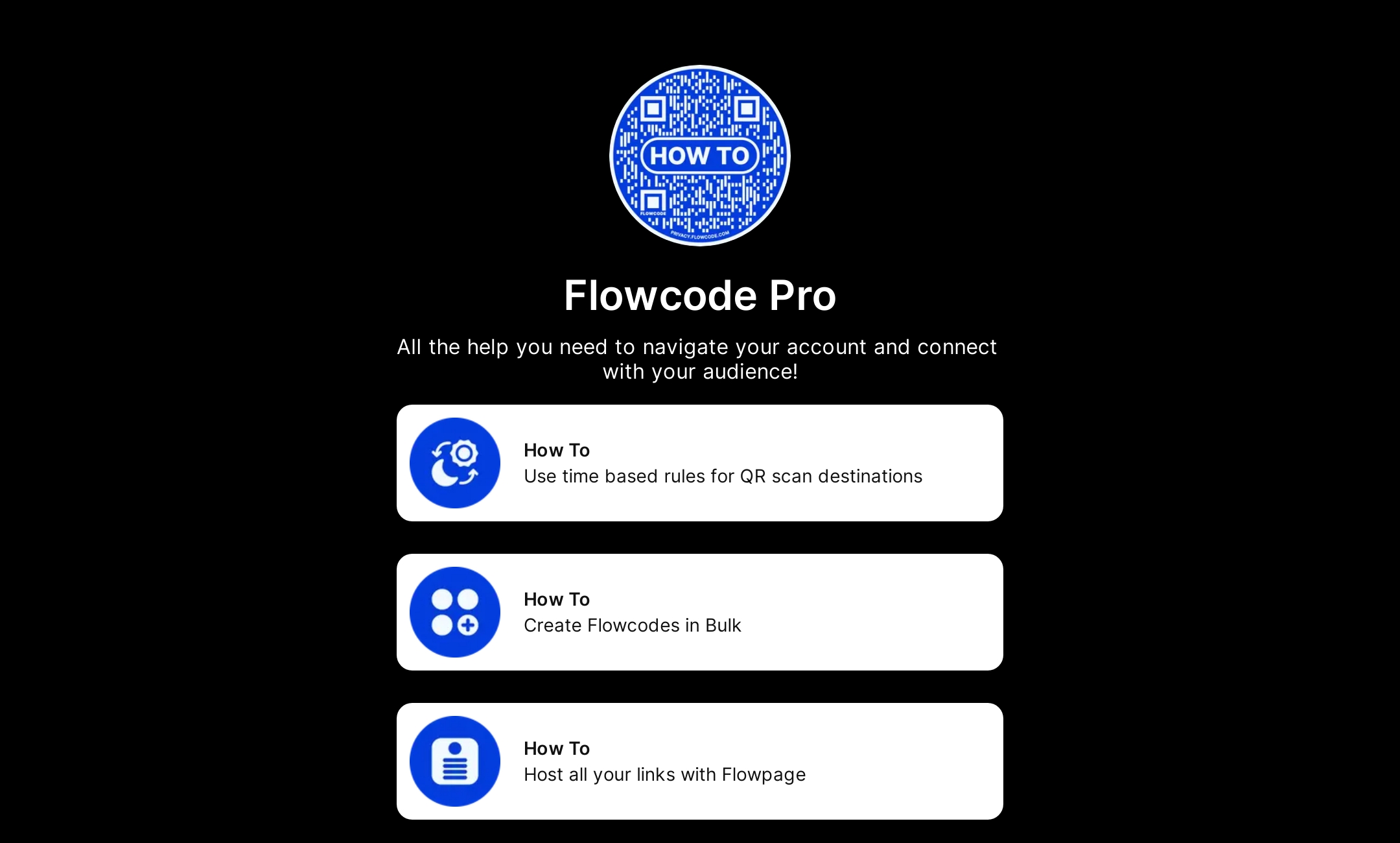 Flowcode Pro's Flowpage