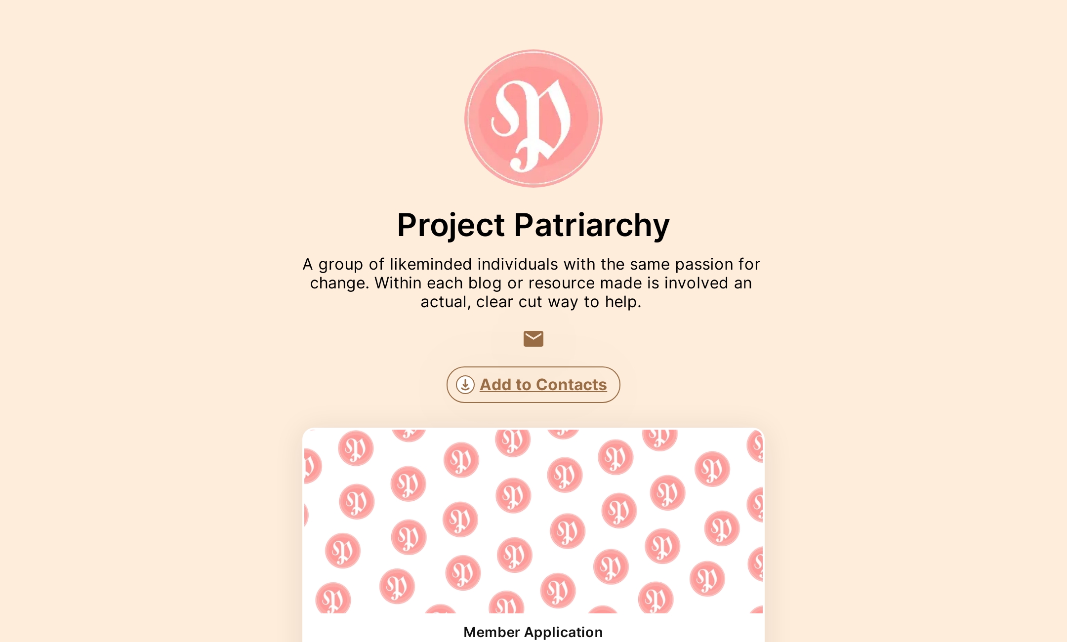 Project Patriarchy